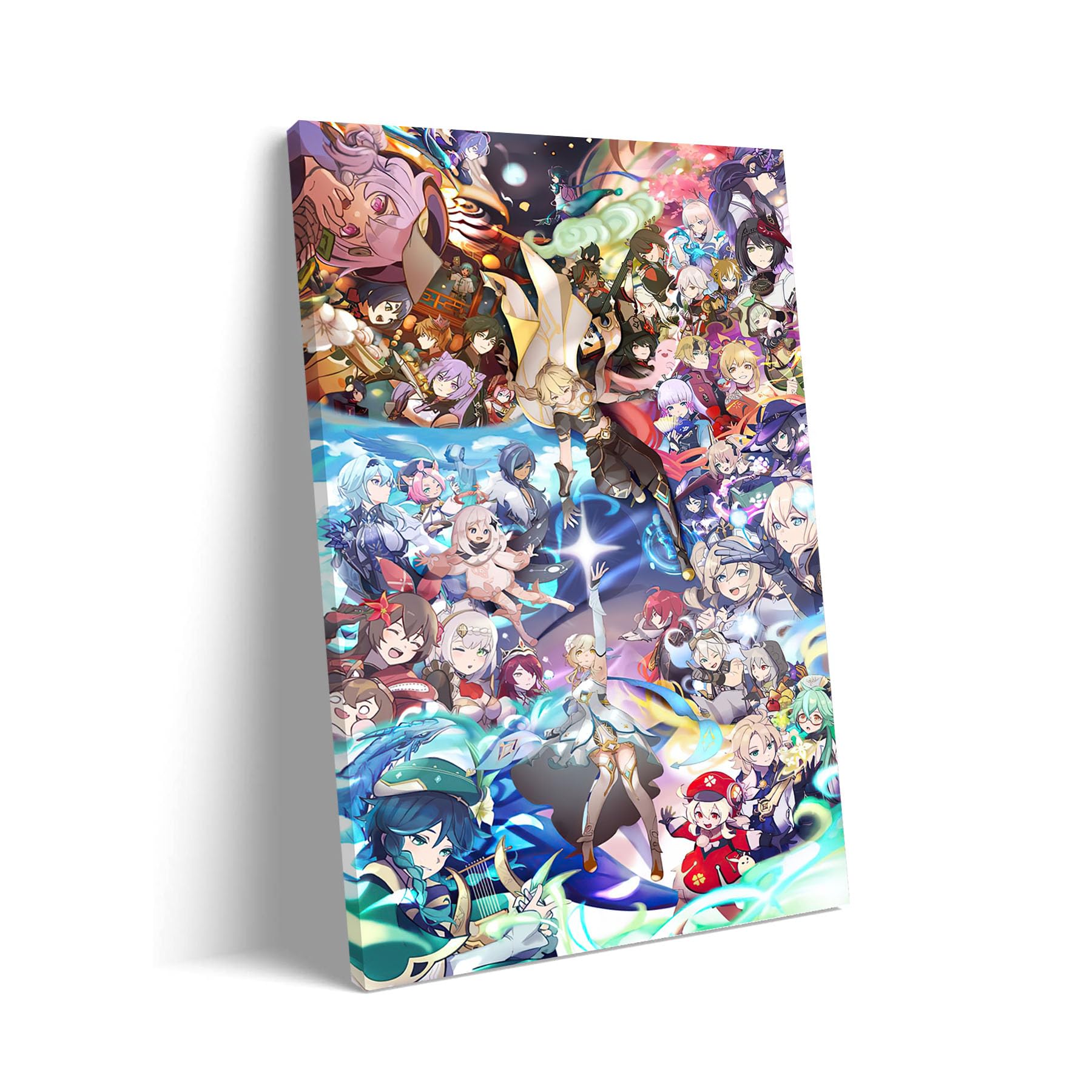 Amazon.com: Genshin Impact Poster Anime Canvas Print Wall Art Modern ...