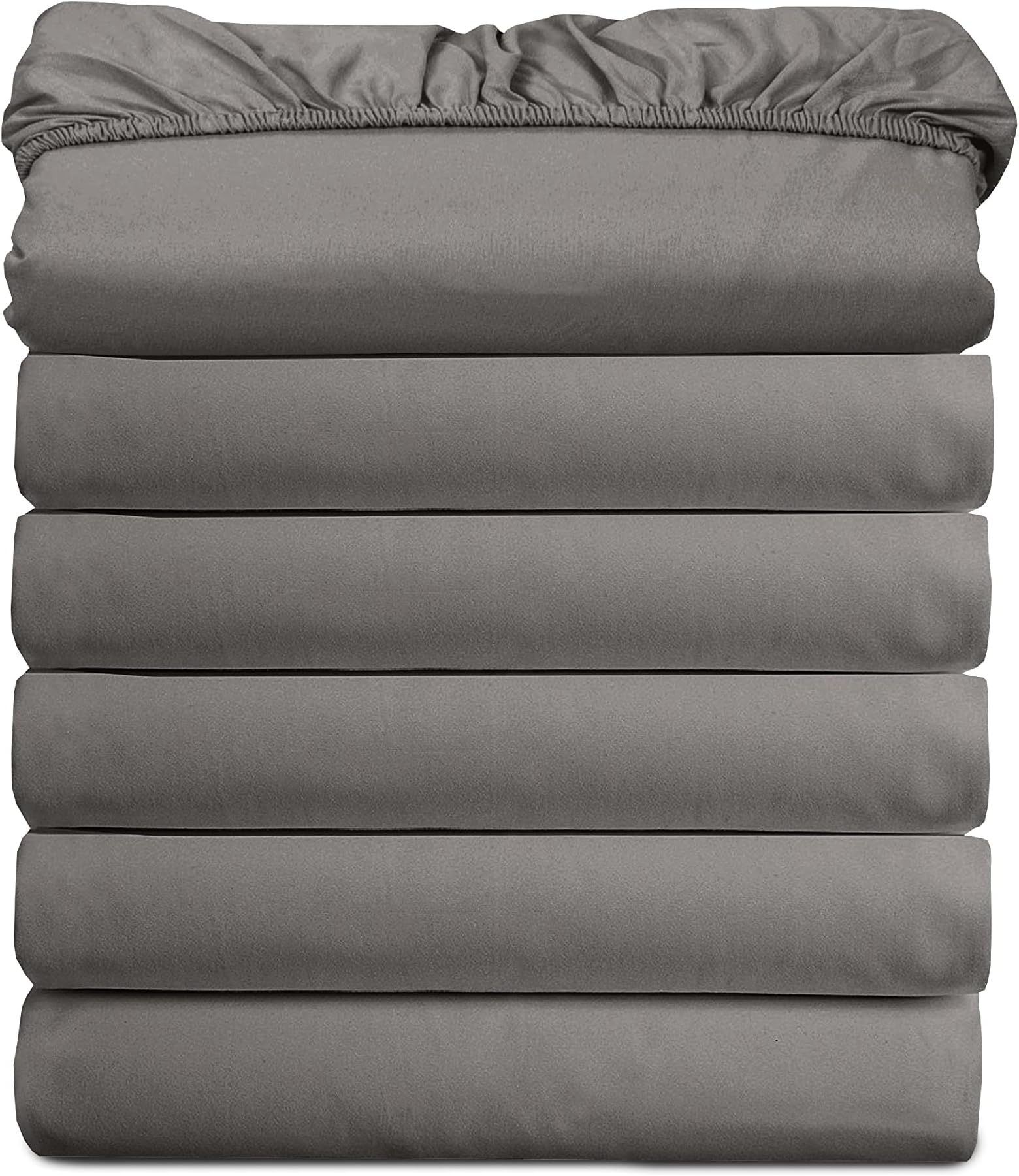 Amazon.com: Preboun 20 Pack Twin Fitted Sheets Bulk Soft Bed Sheet with ...