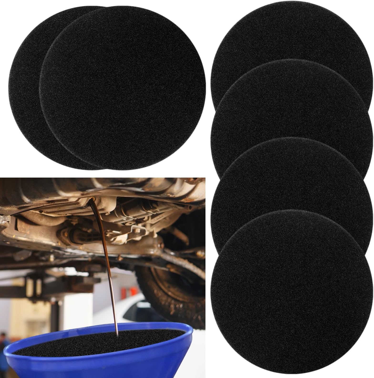 Amazon.com: JohnDow Industries JDI-SP1 Oil Splash Pad, 15 inch Diameter ...