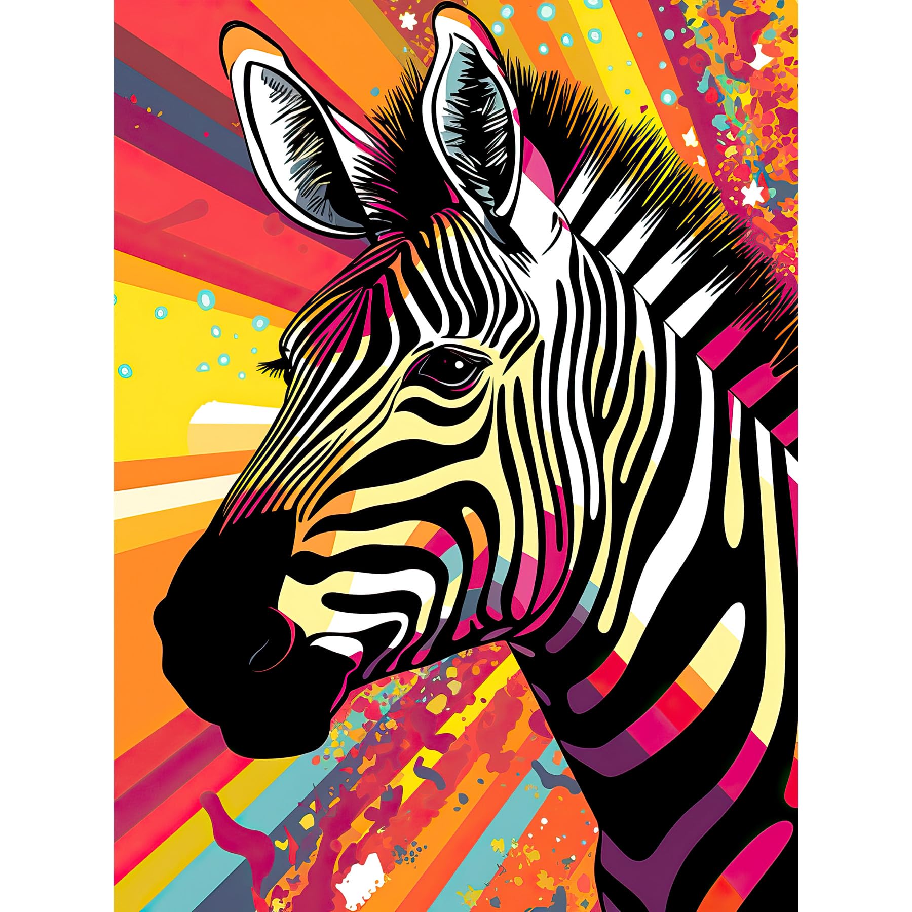 Zebra Stripes Rainbow Rainbow Zebra Print Craft Vinyl Sheet HTV