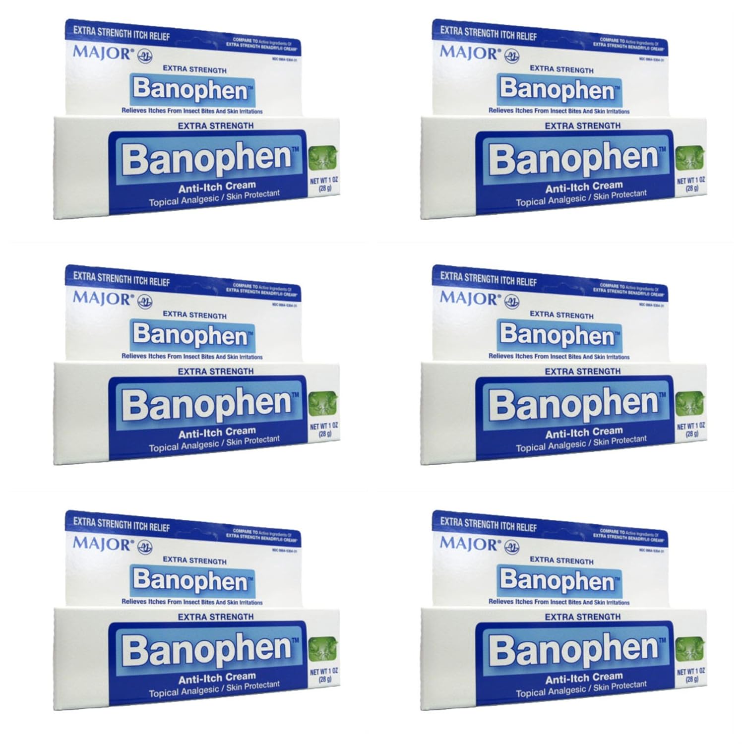 Amazon.com: Major Banophen Crema extra fuerte para aliviar la picazón ...