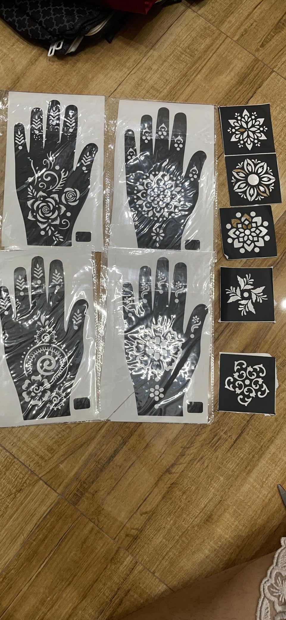 Apcute mehendi design stickers for hand Set of 13pc Combo | Temporary ...