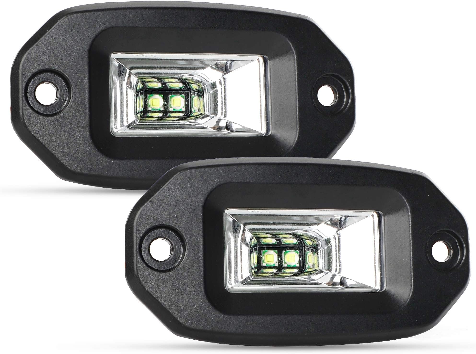 Amazon.com: LED Flush Mount Pods,EBESTauto Flush Mount LED Pods 20W ...