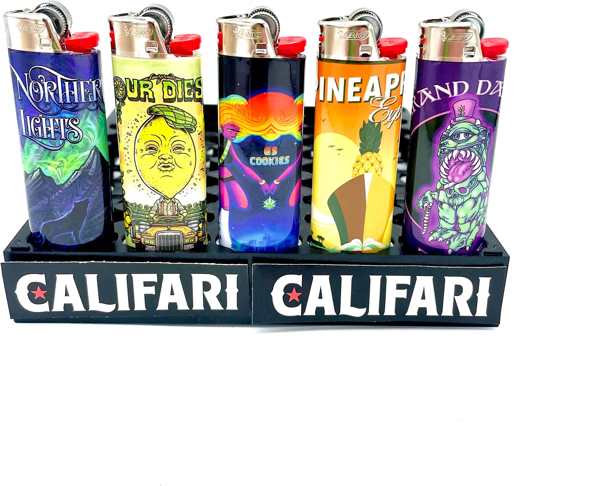 Amazon.com: Califari Strain Art Bic Lighter (5 Pack), Classic Bic ...