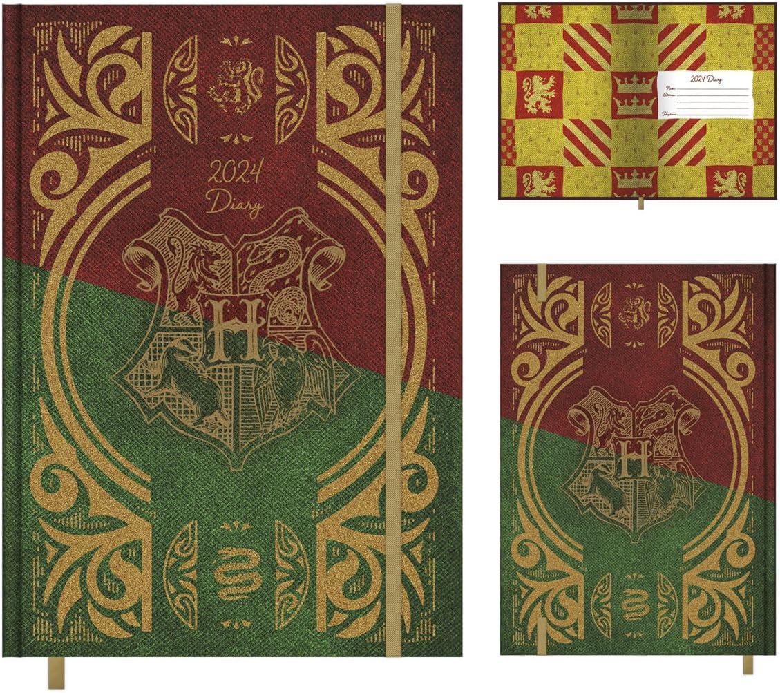 Amazon.com : HARRY POTTER 2024 Diary, A5 Diary Hard Cover, Week to a ...