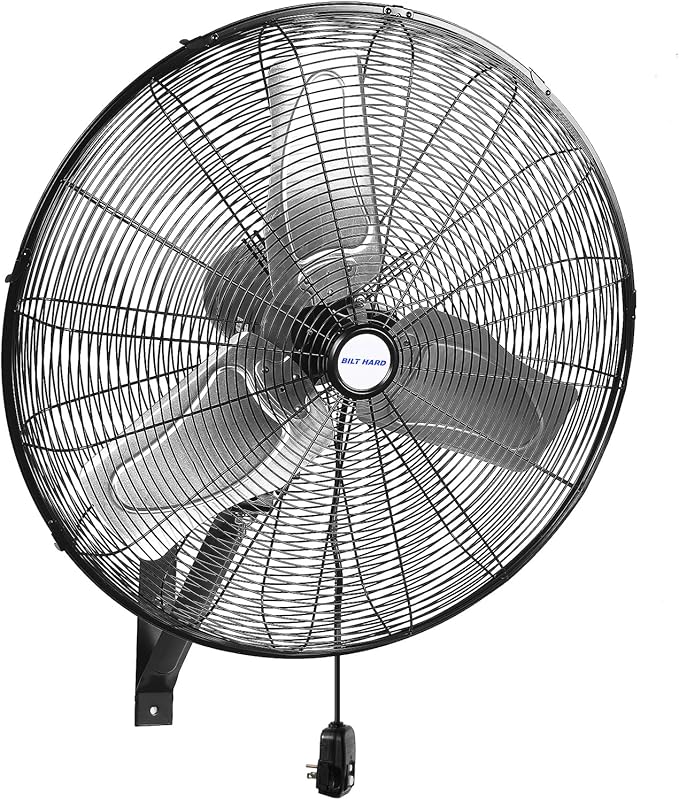 Amazon.com: BILT HARD 24 in. Outdoor Oscillating Wall Fan, 6300 CFM 3 ...