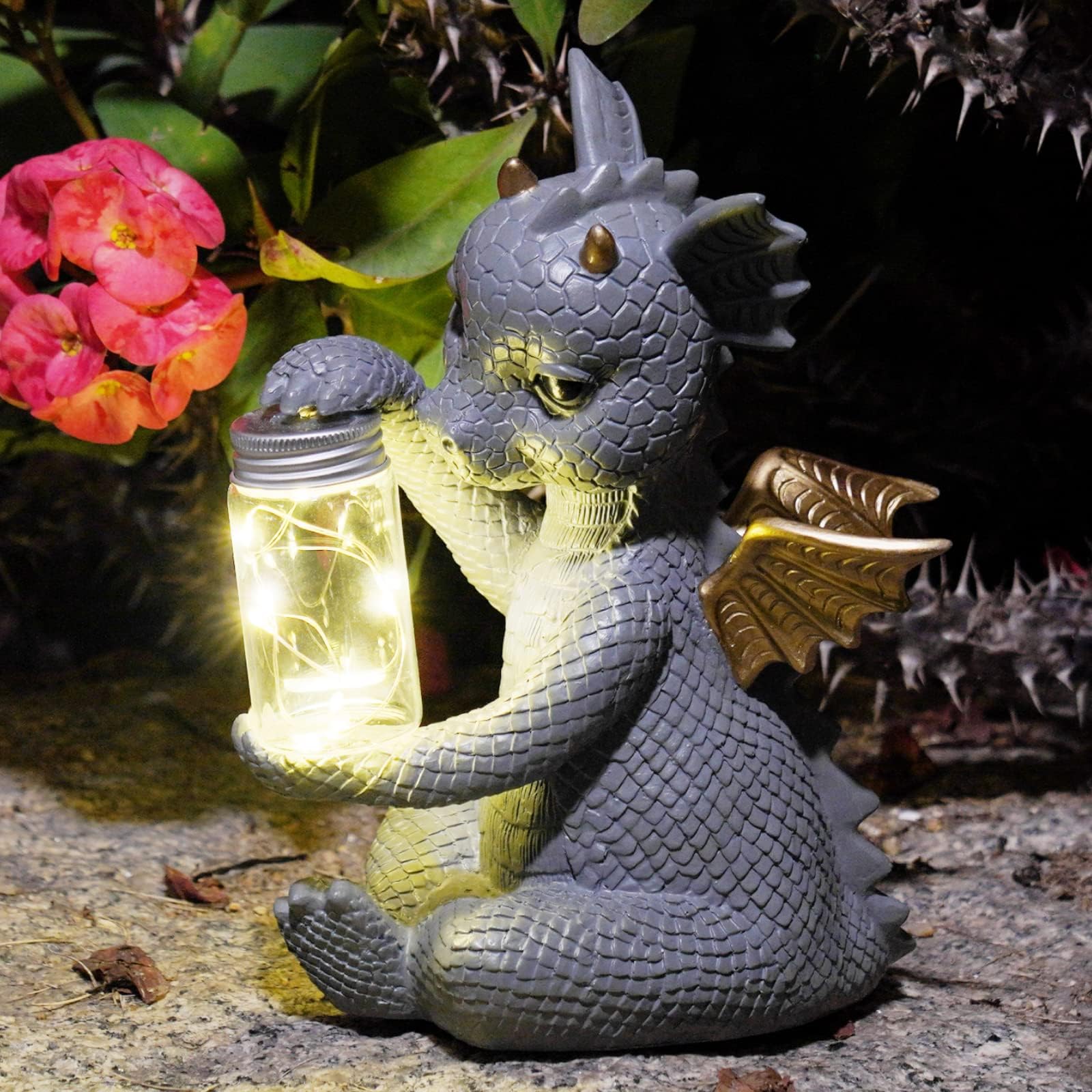 Amazon.com: Pacific Giftware Garden Dragon Welcome Dragon Garden ...