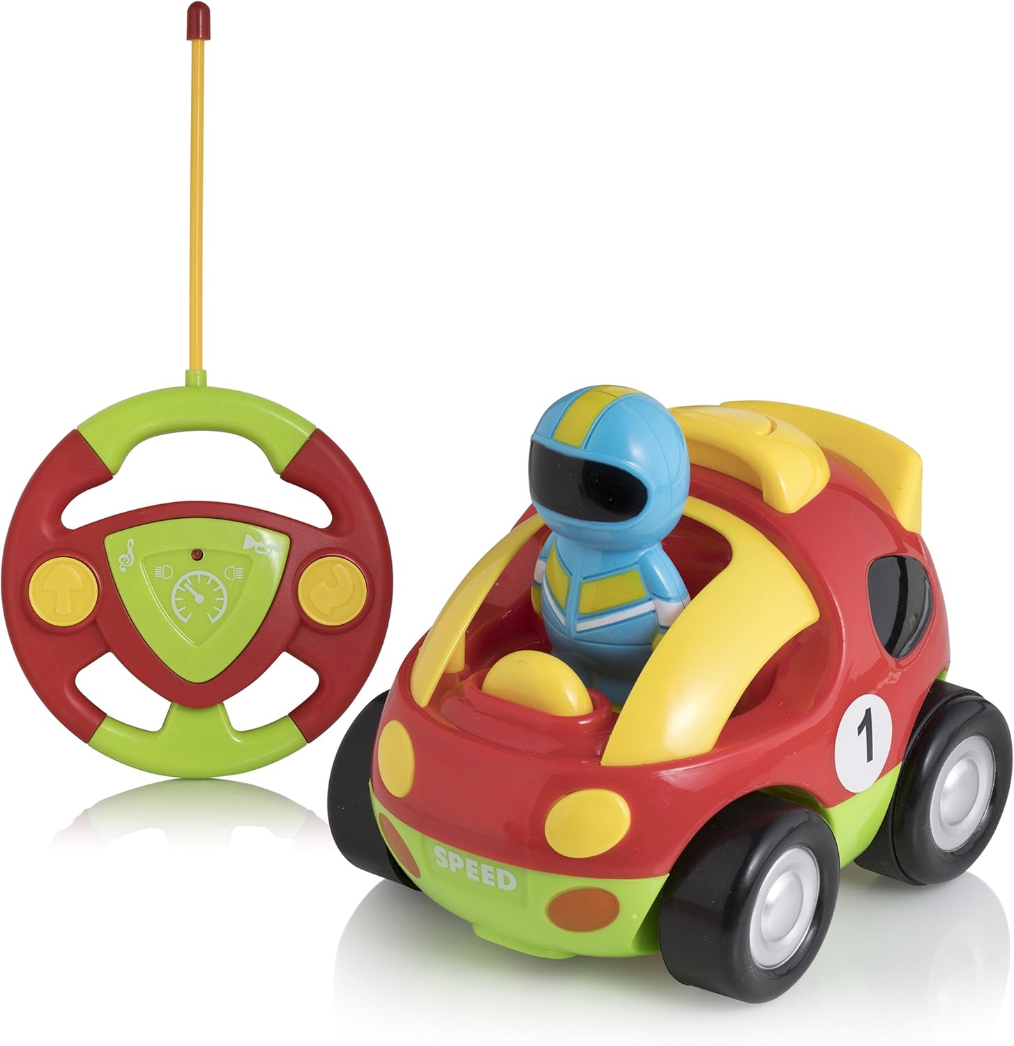 Amazon.com: Toydaloo Cartoon RC Remote Control Race Car, Fun ...