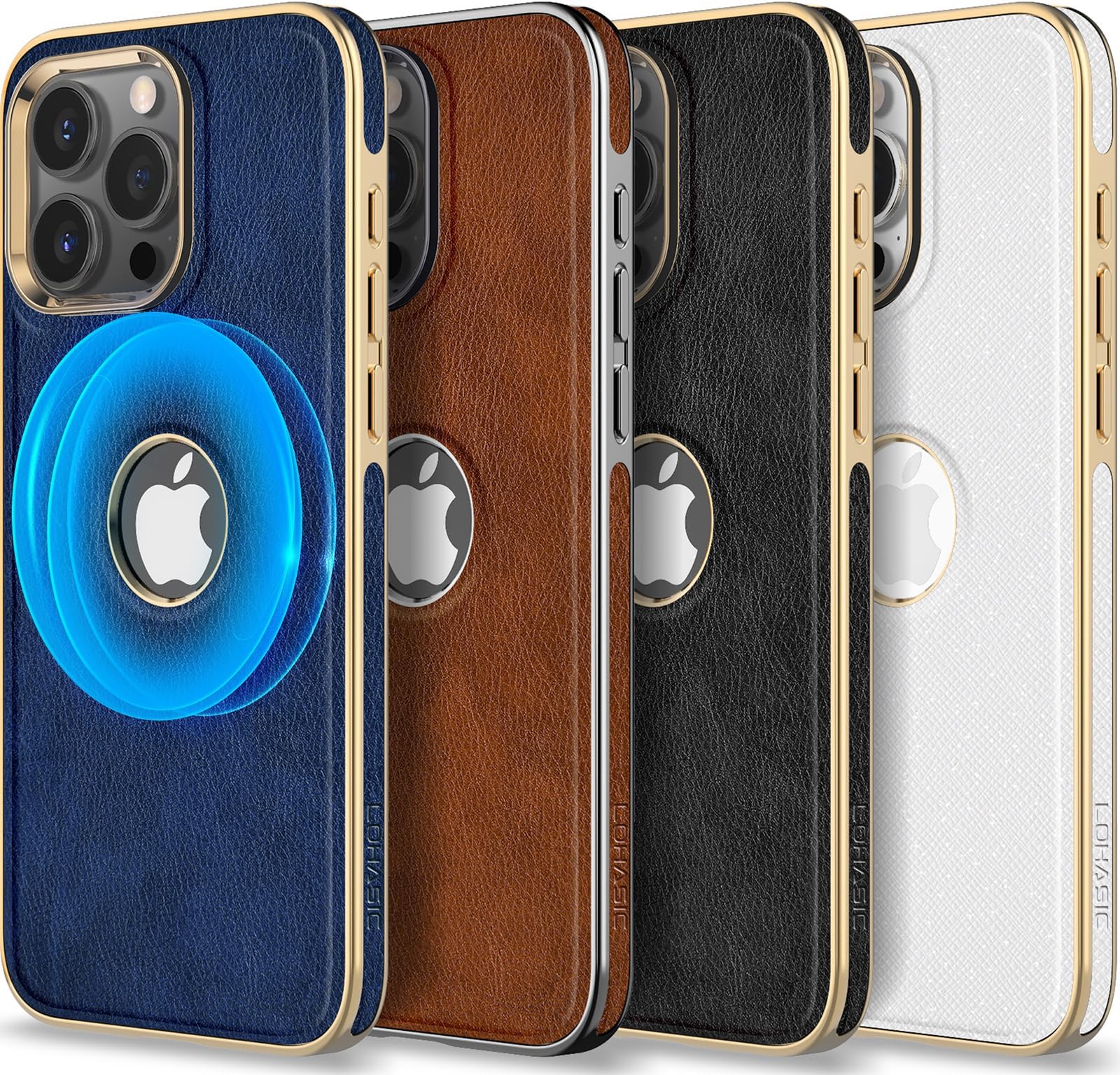 Amazon.com: LOHASIC PU Leather Case for iPhone 15 Pro Max, Stronger ...