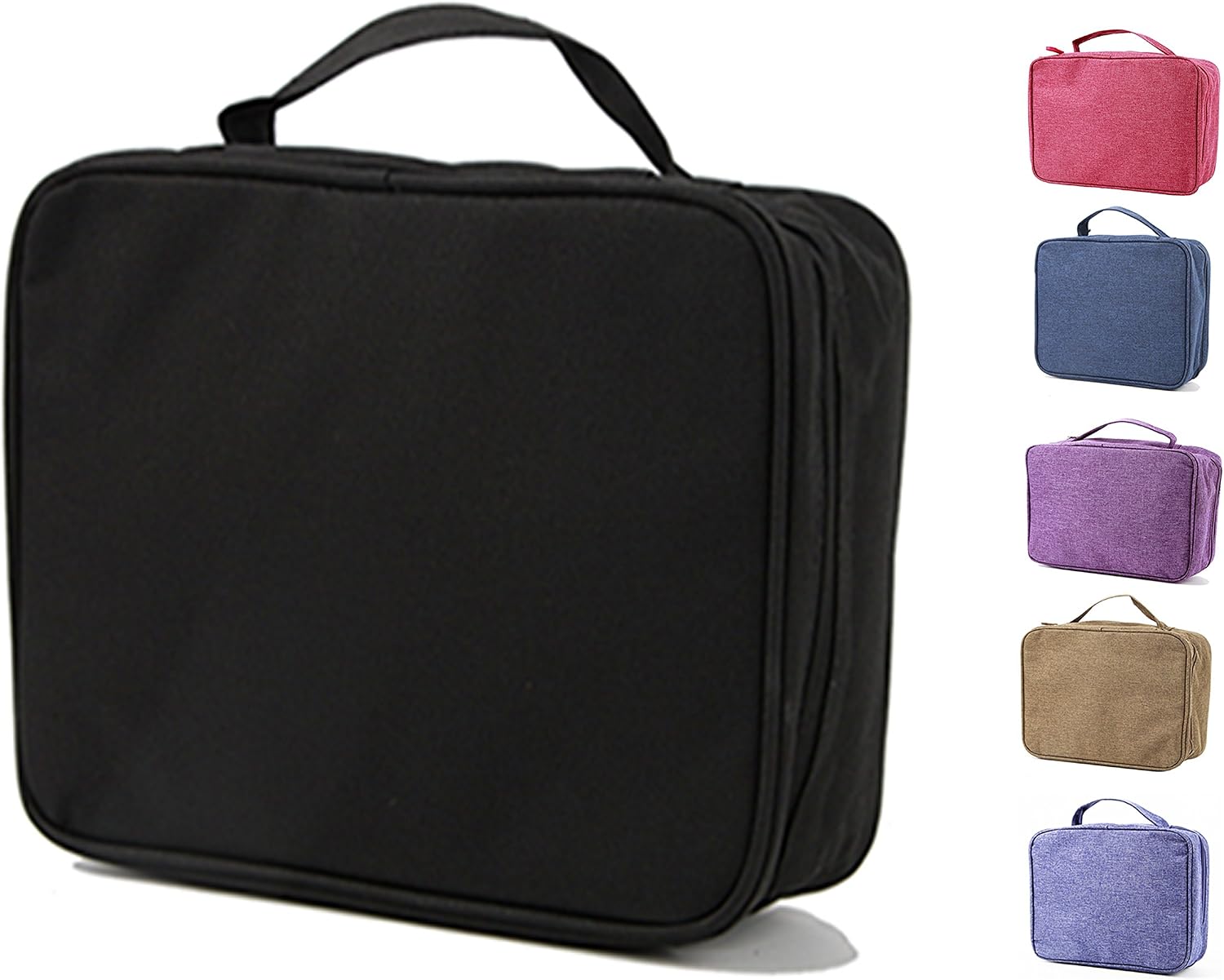 Amazon.com: purifyou Classic Insulated Lunch Box - Jet Black | Bag ...