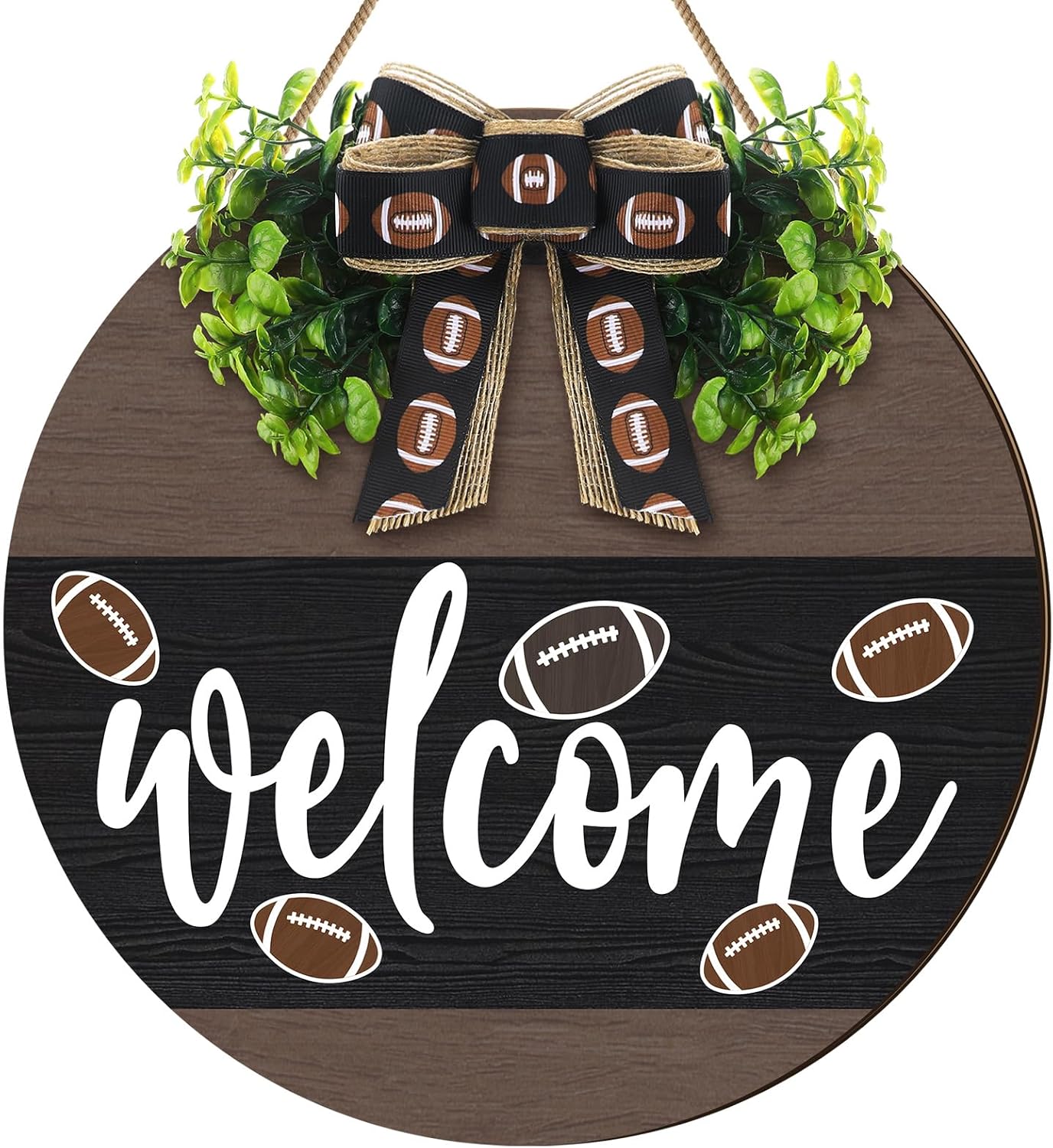 Amazon.com: Moucuny Football Door Sign Football Wall Decor Football ...