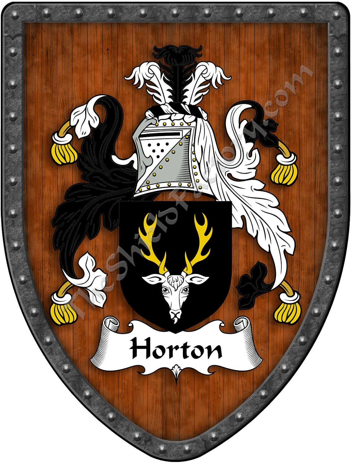 Amazon.com: Horton Family Crest Custom Coat of Arms, Family Ancestry ...