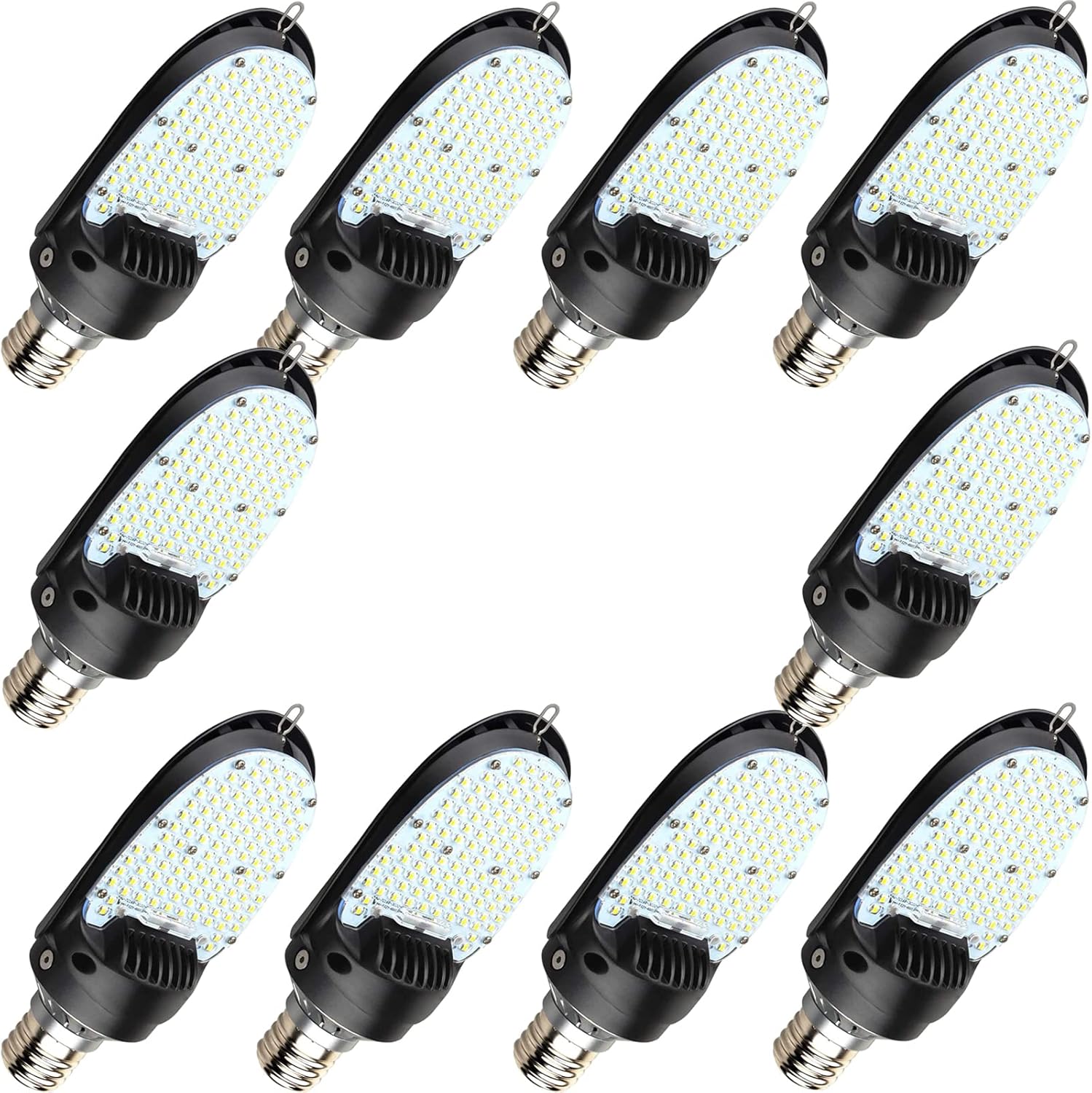 LED Shoebox Corn Light Bulb, 75W/95W/115W Power Selectable LED Retrofit Kits - 5000K E39 ...