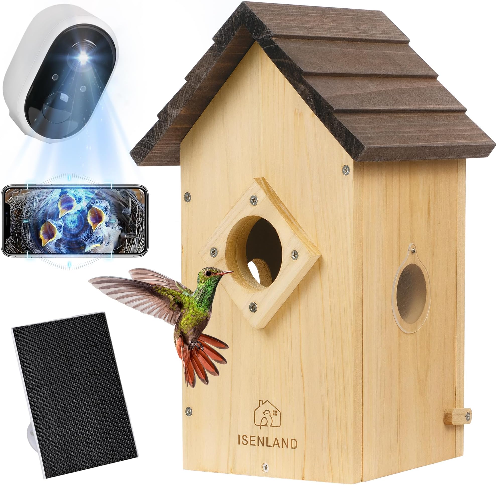 Amazon.com: Smart Bird House with AI Identify Camera, 1080P Birdhouse ...