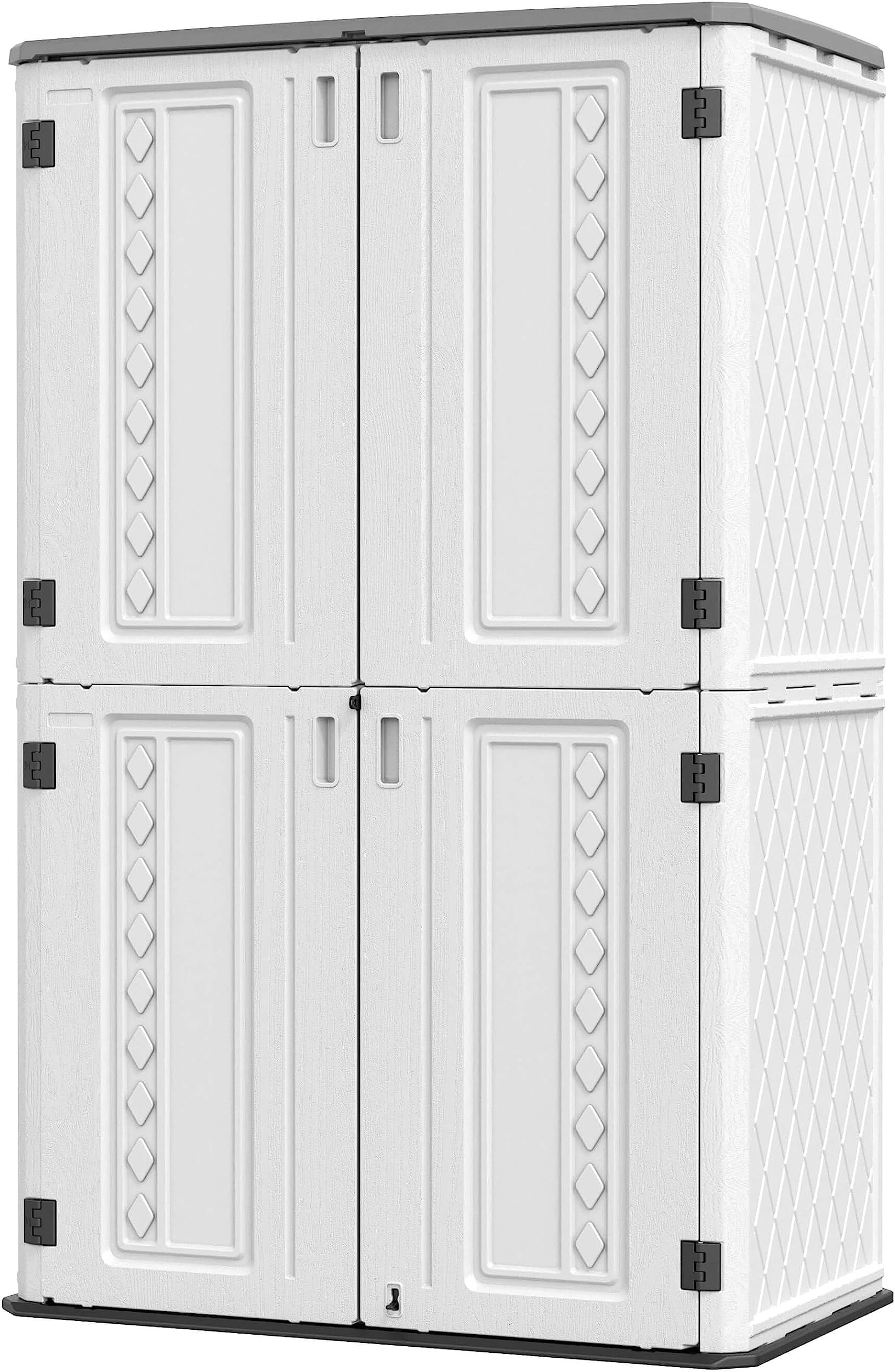 Amazon.com : MCombo Outdoor Storage Shed, Garden Storage Cabinet ...