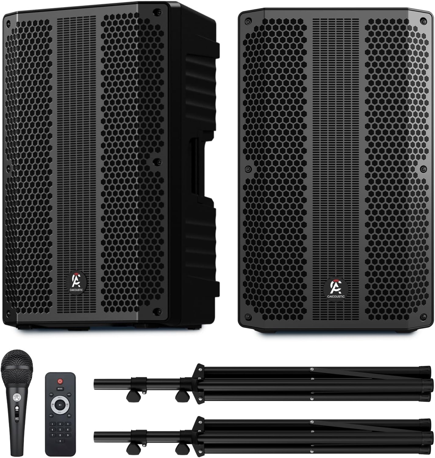 Amazon.com: CAICOUSTIC 12-inch PA Speaker System with Bluetooth ...