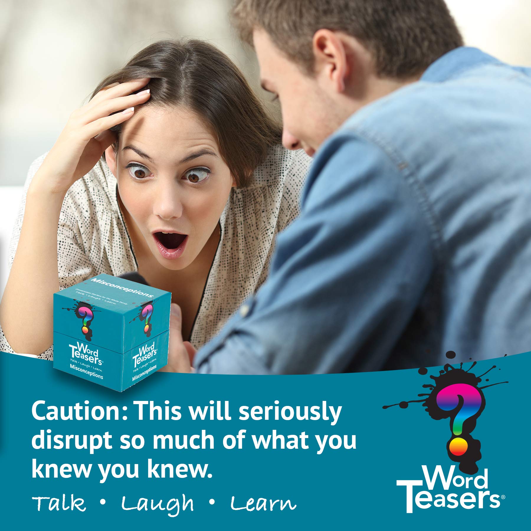 Snapklik.com : WORD TEASERS Misconceptions Conversation Starters - Fun ...