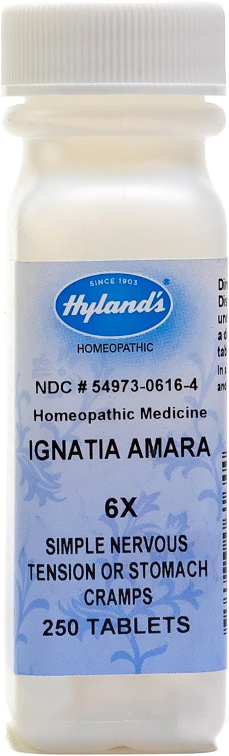 Hyland's Homeopathic Hyland'S Ignatia Amara 6X Tablets, Natural Relief ...