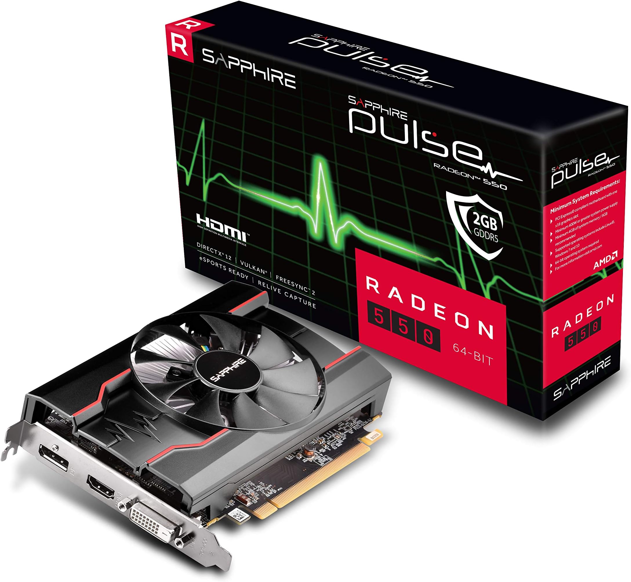 Amazon.com: RX 580 8G Graphics Card, Radeon RX580 GDDR5 8GB 2048SP 256 ...