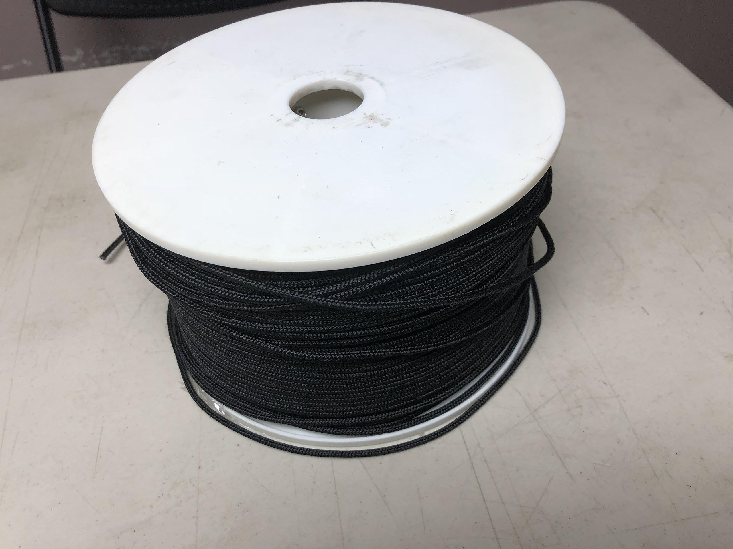 Everstrong Polyester Diamond Braided Rope 1/8"x1000 Ft, Black - Amazon.com