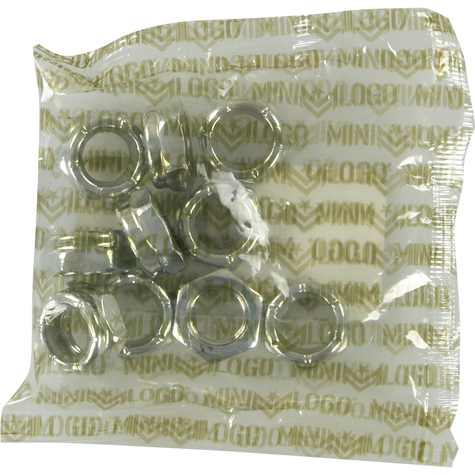 Amazon.com : Mini Logo 10/Pack Kingpin Nuts Silver : Sports & Outdoors