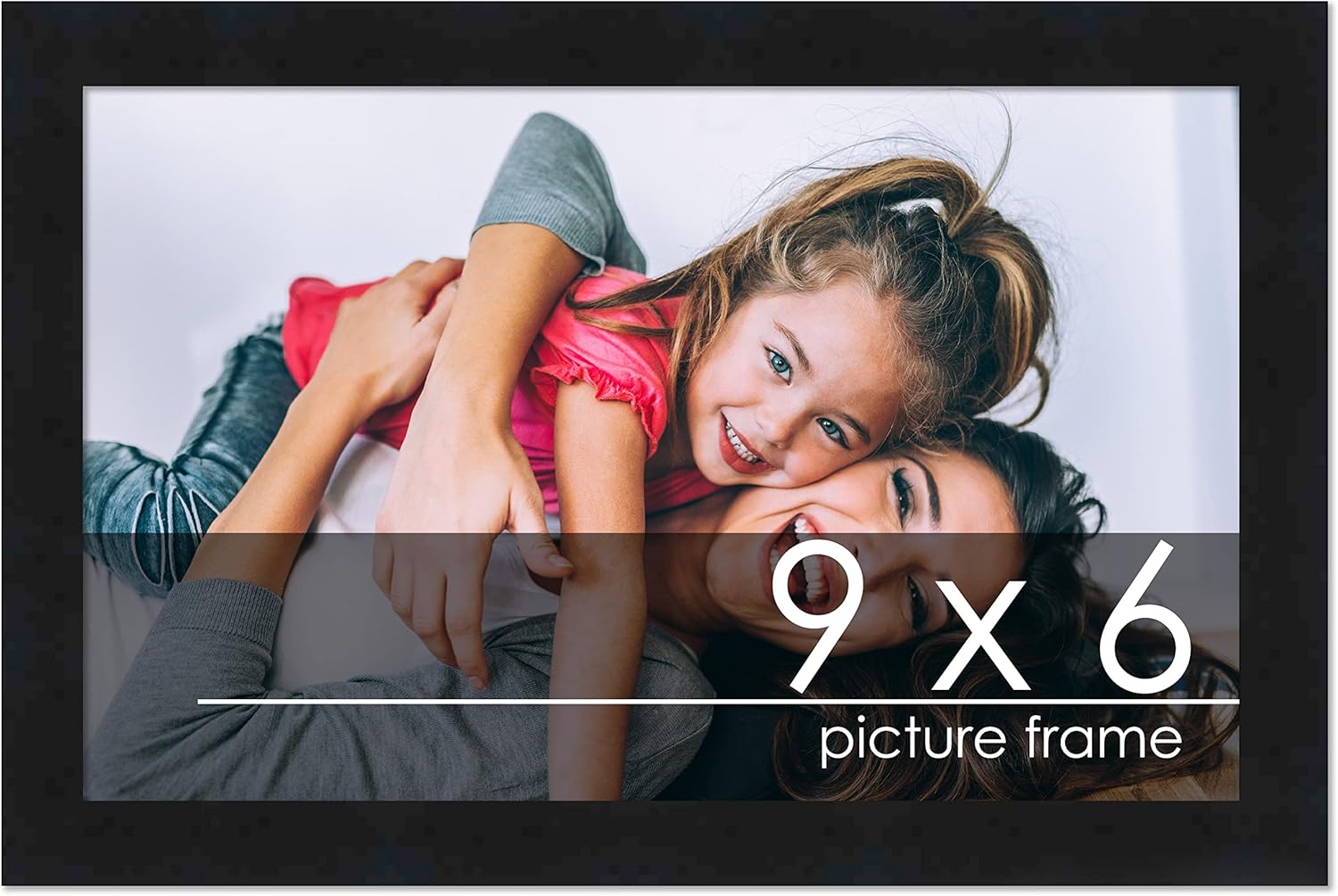 Amazon.com - Poster Palooza 9x6 Frame Black Solid Wood Picture Frame ...