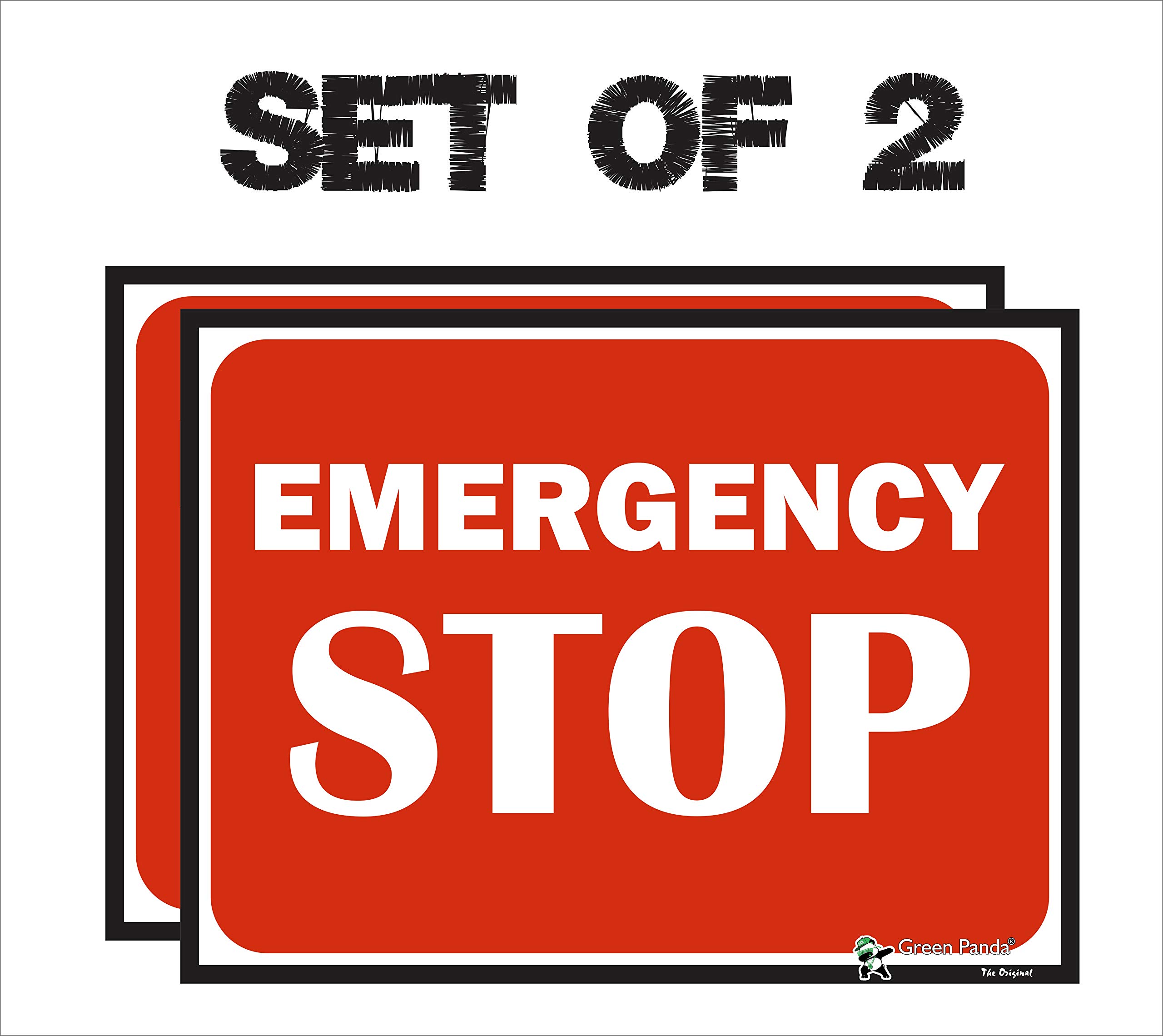 Buy Green Panda®-Emergency Signs and Signals | Emergency Stop Sign ...