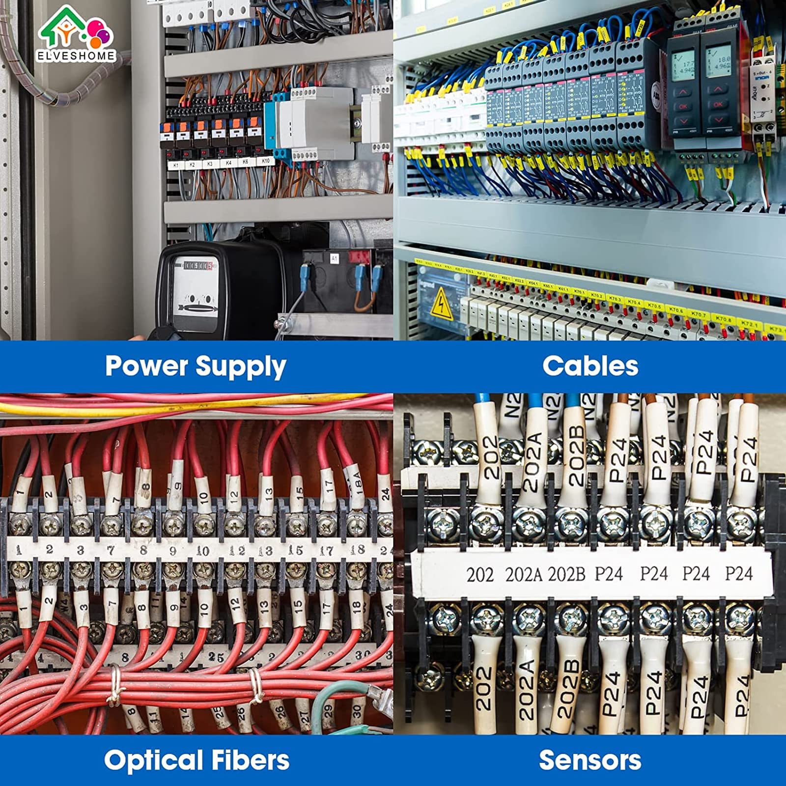 Snapklik.com : Terminal Blocks 6 Position 12PCS 6 Set, Screw Terminal ...