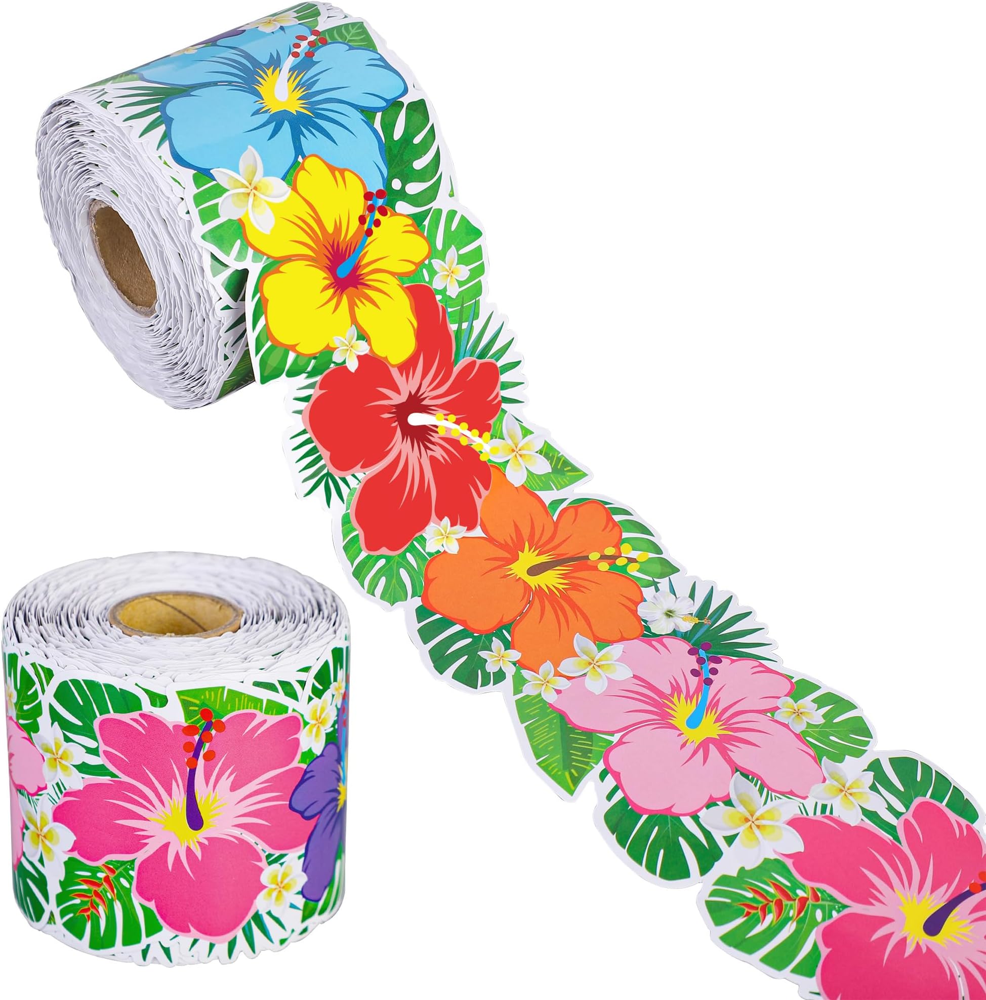 Amazon.com: Wonmon 49.2 Ft Tropical Bulletin Board Border, Self ...