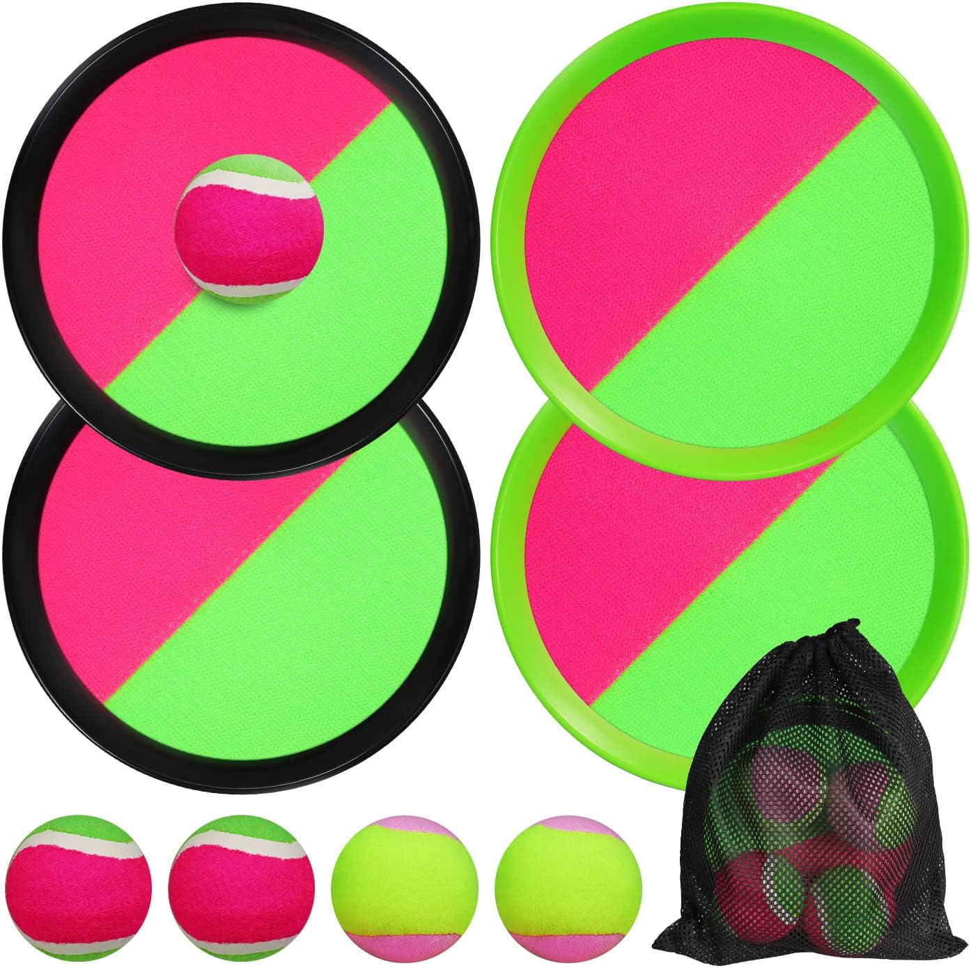 Jiosdo Velcro Ball Game Catch Ball Game With 4 Catch Discs 4 Balls jiosdo-velcro-ball-game-catch-ball-game-with-4-catch-discs-4-balls
