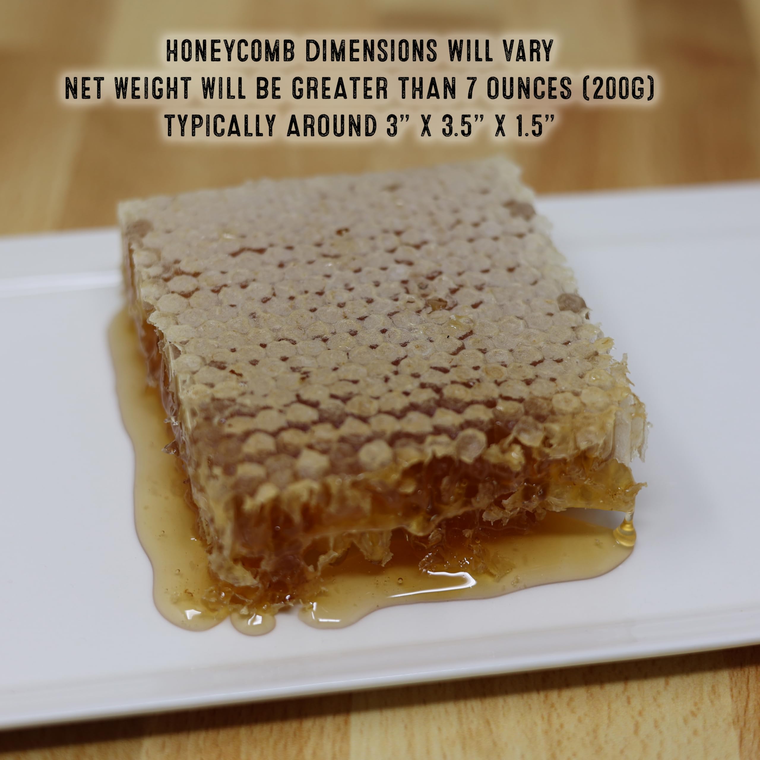 Snapklik.com : Honey Feast 7oz Pure Honeycomb Square - Raw Edible Honey ...