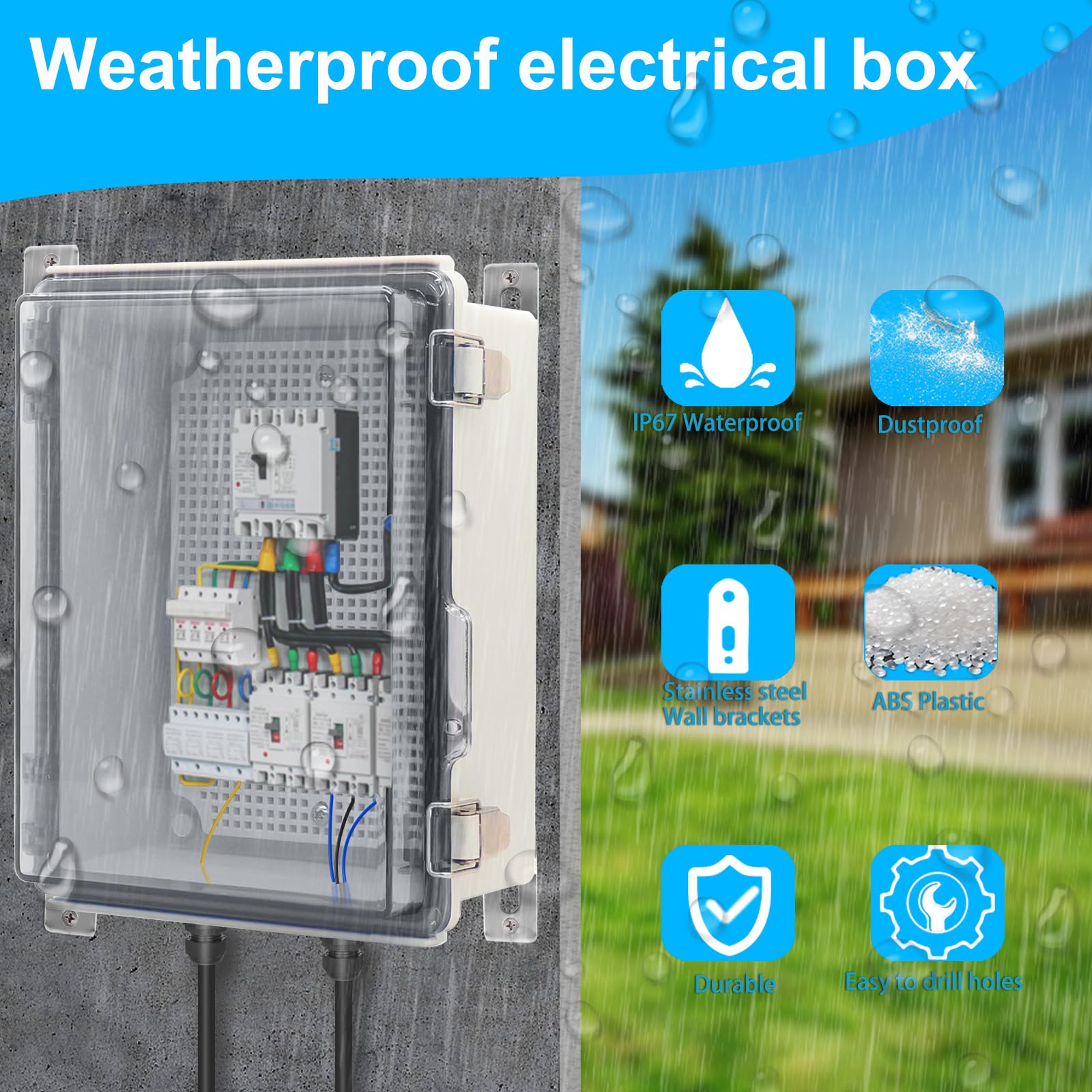 Snapklik.com : YETLEBOX Waterproof Electrical Box, IP67 Junction Box ...