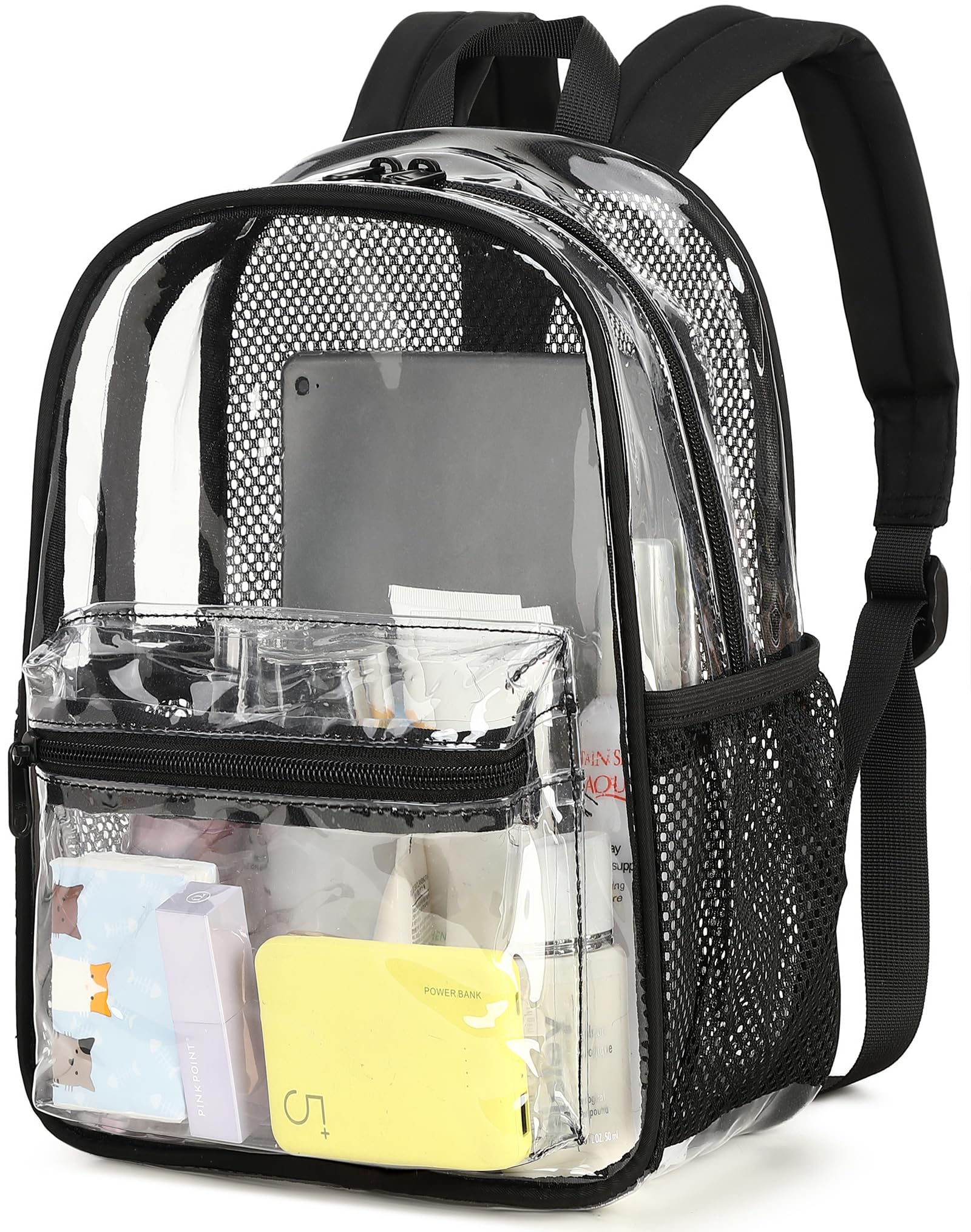 Amazon.com | CAMTOP Clear Backpack for Stadium Events Approved 12x6x12 ...