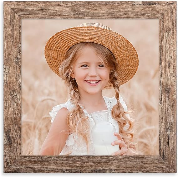 Amazon.com - ORIVAN 5x5 Picture Frame Wood Display 5x5 Picture ...