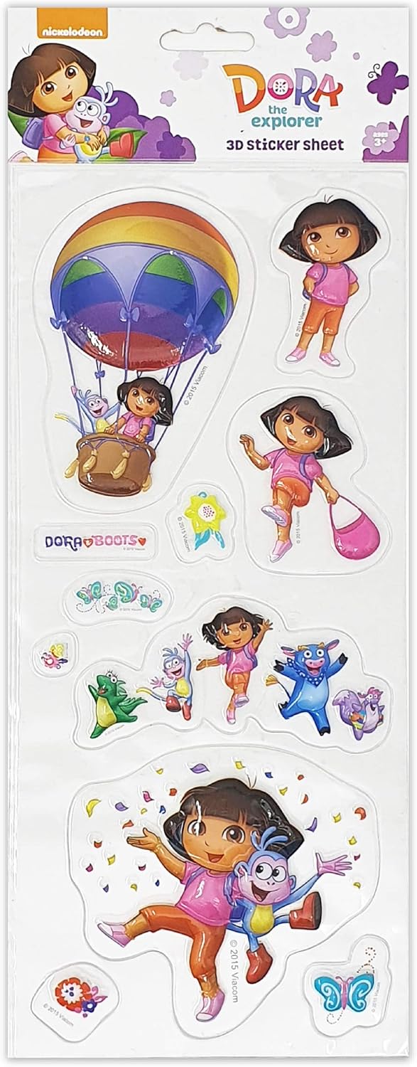 Dora The Explorer Stickers 3D 4001 : Amazon.ca: Toys & Games