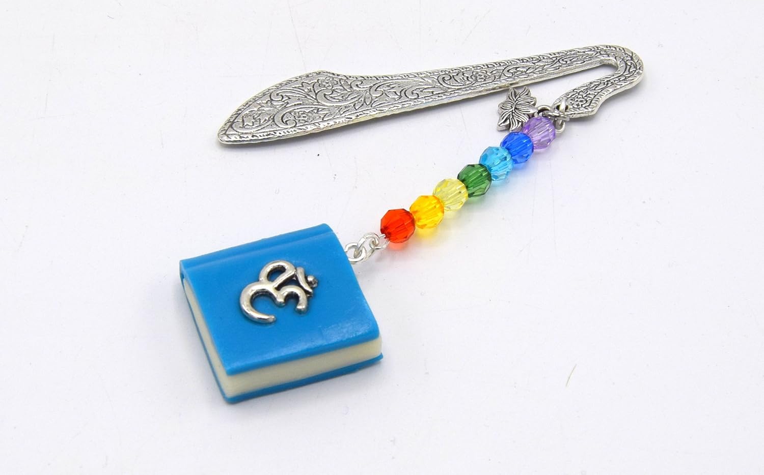 Bookmark OM phosphorescent book, bookmark page book miniature polymer ...