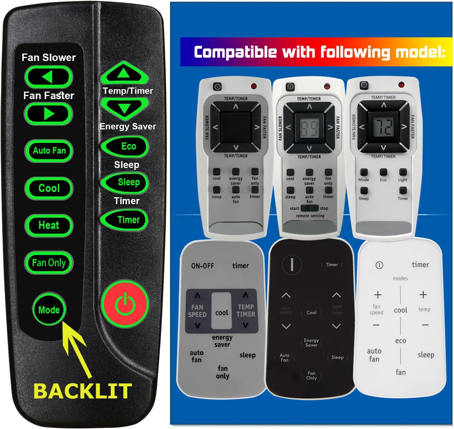 Amazon.com: GENUINE Frigidaire 5304477003 Air Conditioner Remote ...