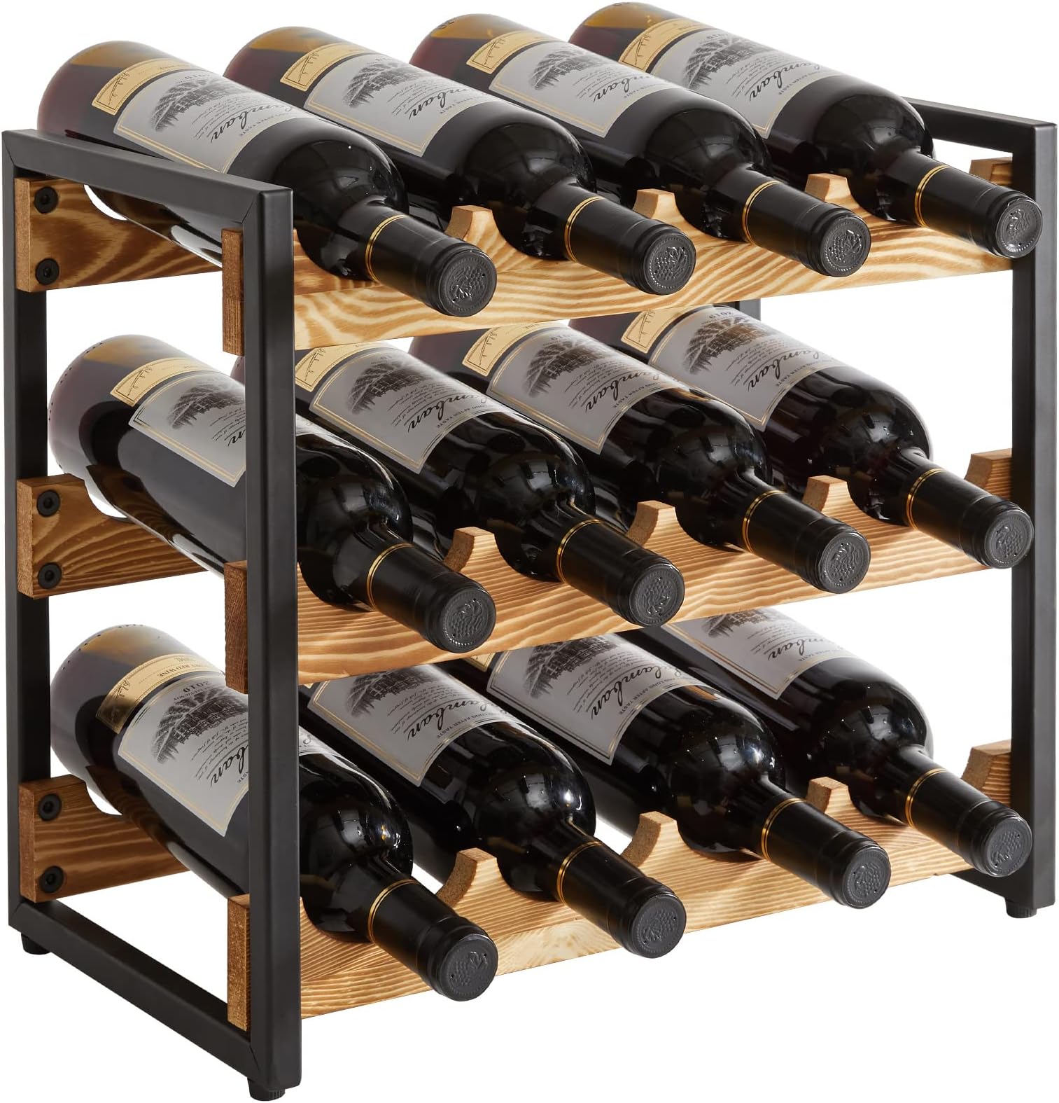DS Wineware 16 Bottle 4X3 Traditional Wine Rack - Fully Assembled - FSC ...