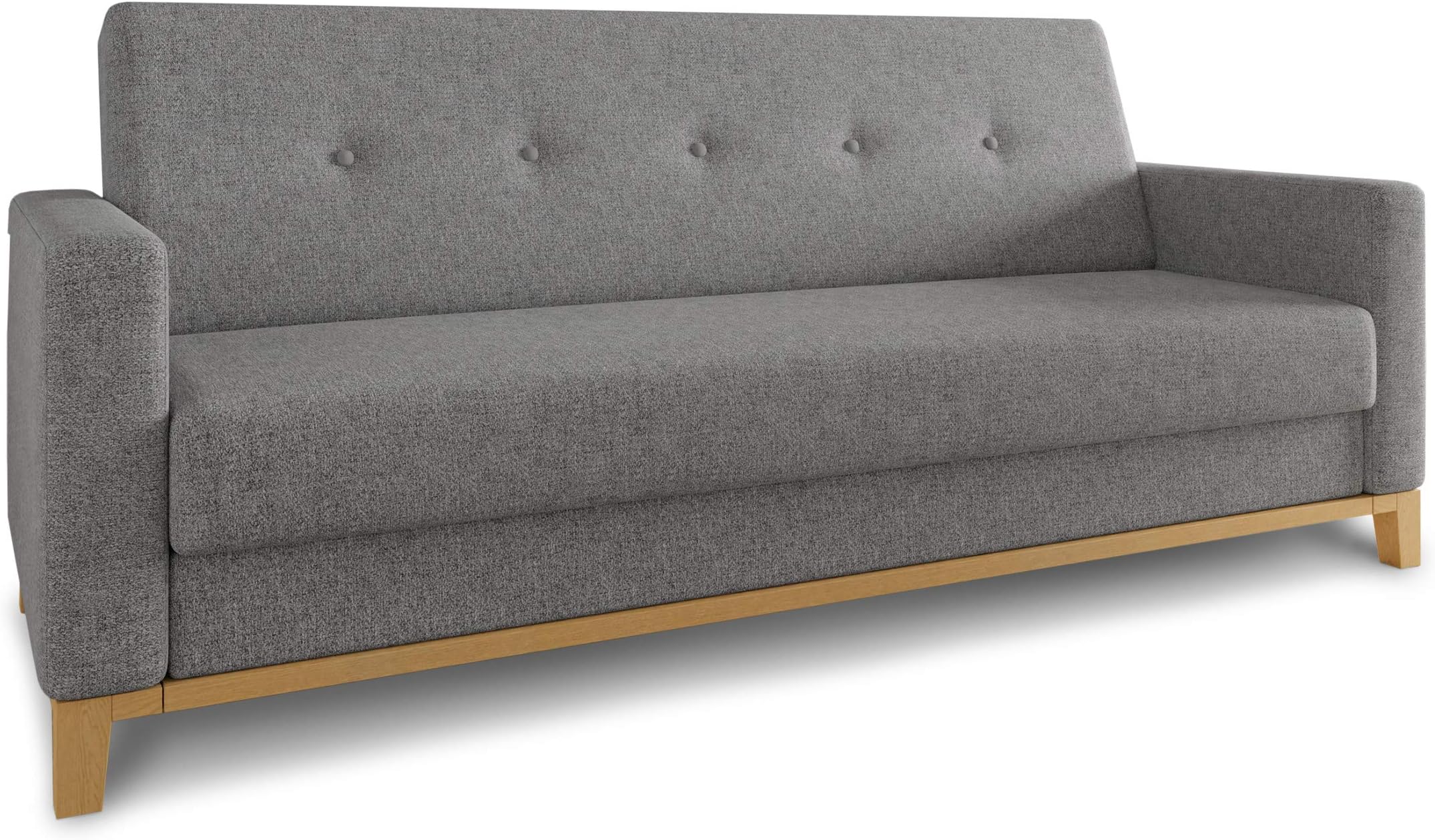 Schlafsofa Sara - Sofa mit Schlaffunktion und Bettkasten, Bettsofa mit ...