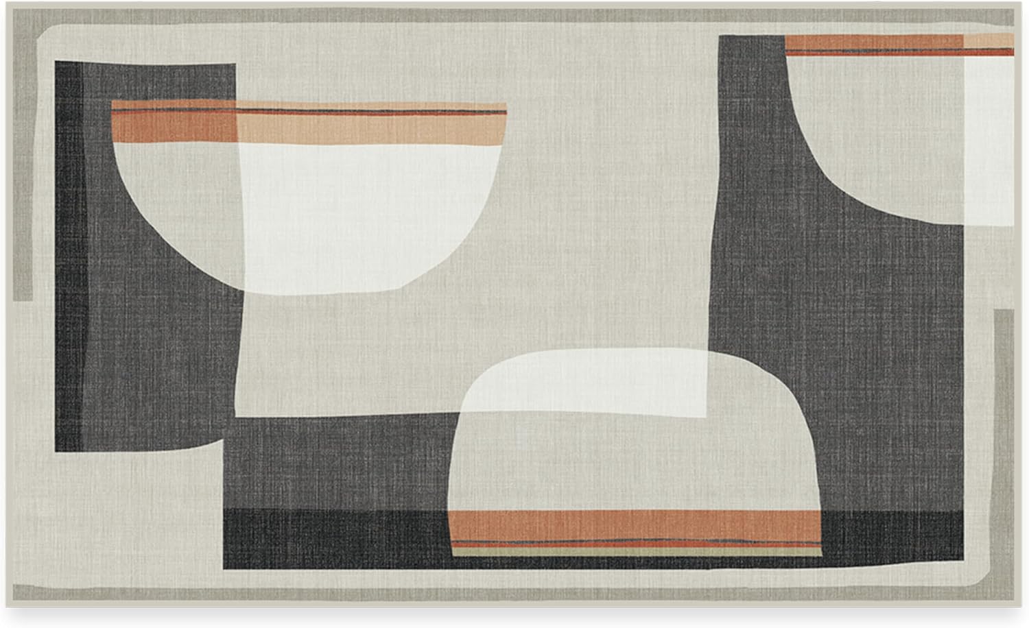 Amazon.com: RUGGABLE Washable Area Rug – Outdoor Olena Charcoal 3x5 ...