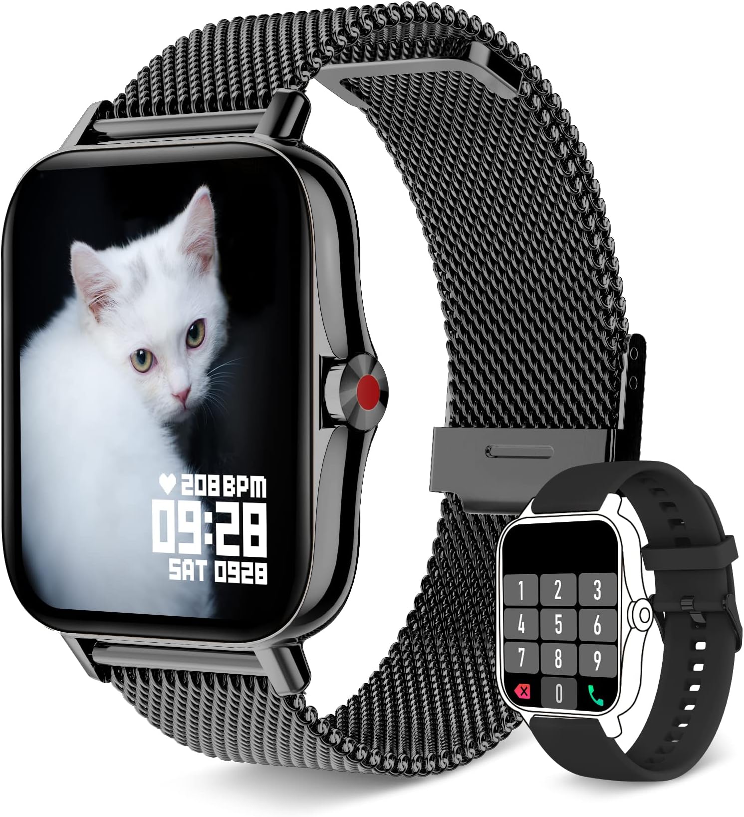 Amazon.com: Smartwatch Women for Android Phones iOS: Gold Smart Watches ...