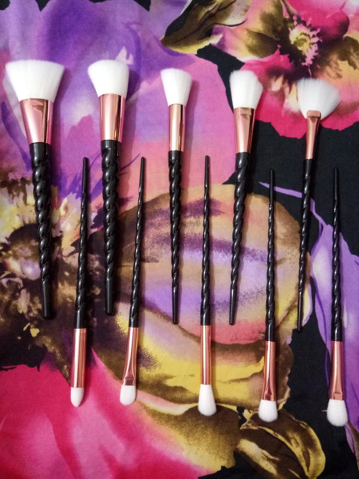 Foolzy Br-50 Makeup Brushes Set, 10 Pieces : Amazon.in: Beauty