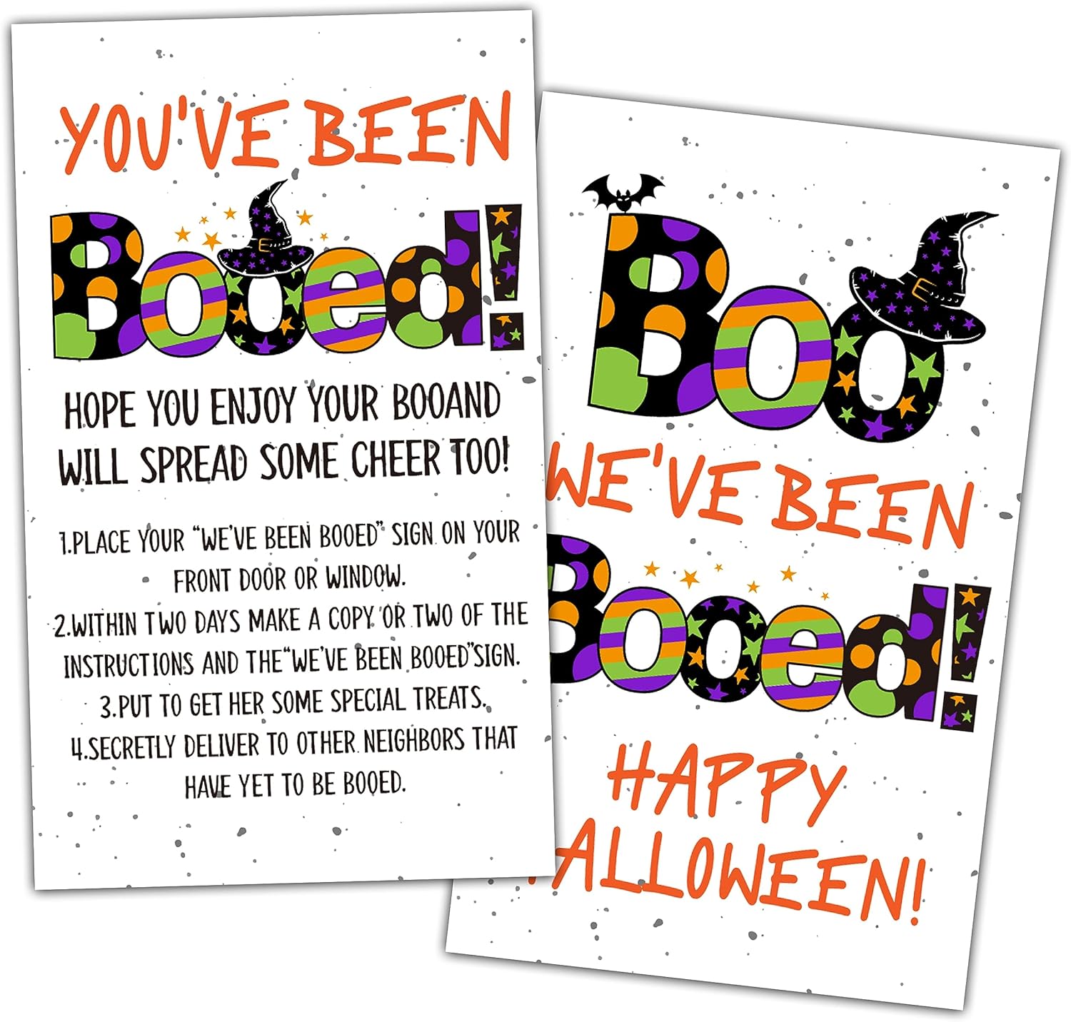Amazon.com: Halloween Party Game for Adults, You've Been Booed ...