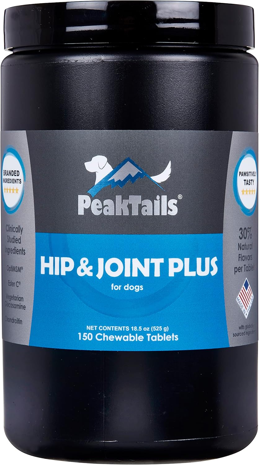 Kala Health PeakTails Arthrix Plus, 150 Count Tablets, Provides Hip ...