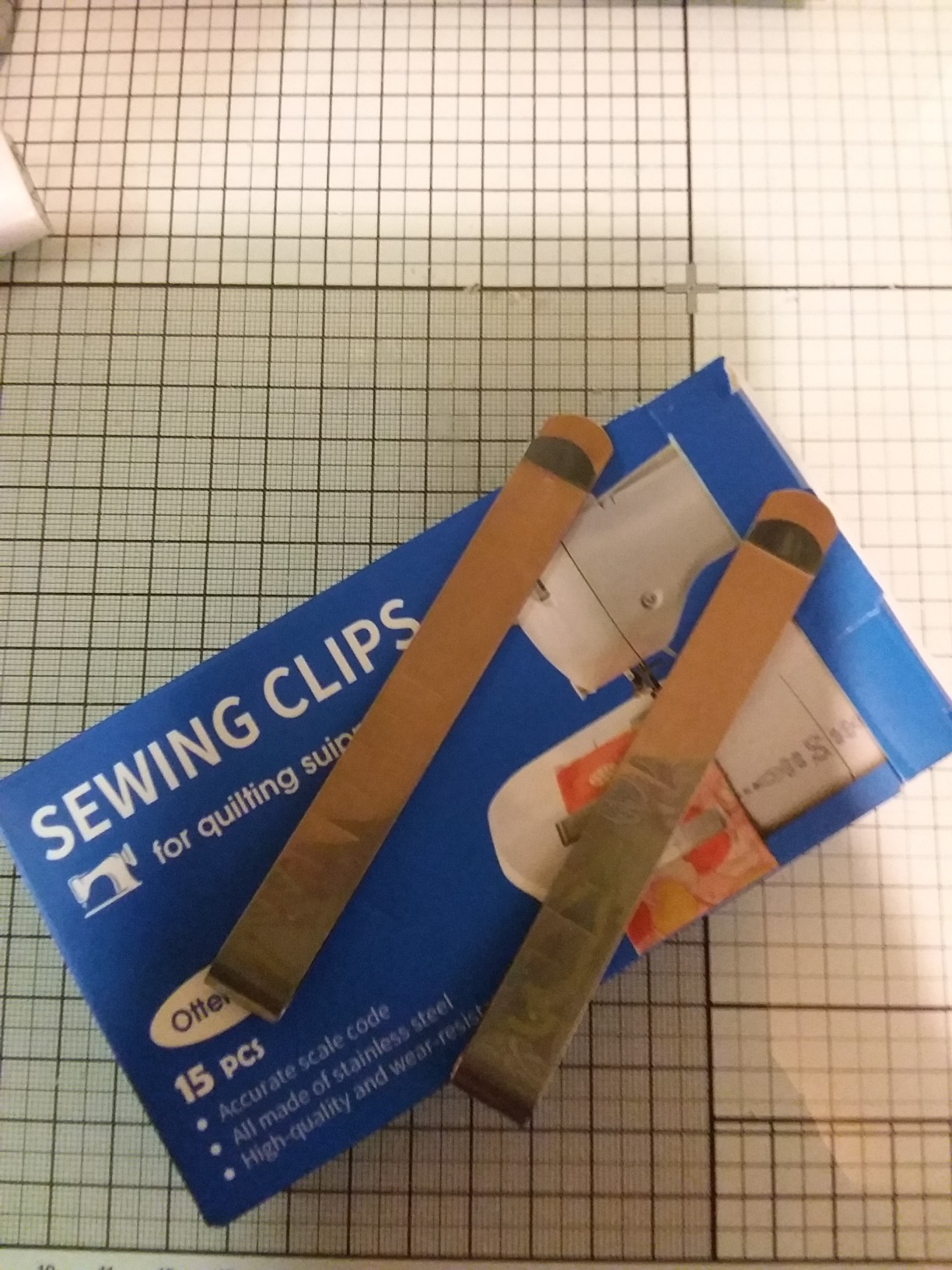 Ottemax 15 Pack Stainless Steel Sewing Clips Pinning and Marking ...