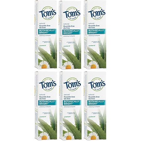 Amazon.com : Tom's of Maine Natural Fluoride-Free SLS-Free Botanically ...