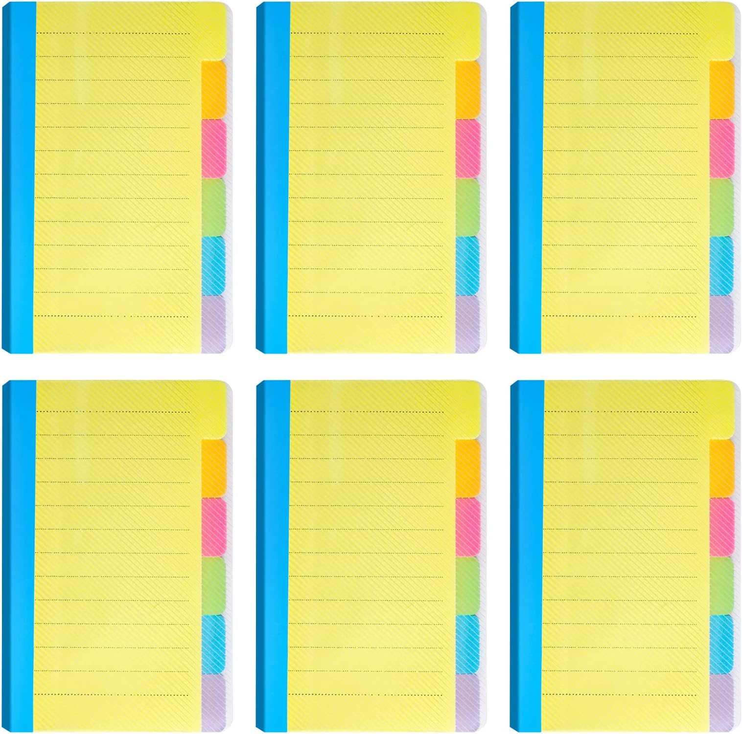 Amazon.com : Redi-Tag Mini Ruled Divider Notepad, 100 Tabbed Sticky ...