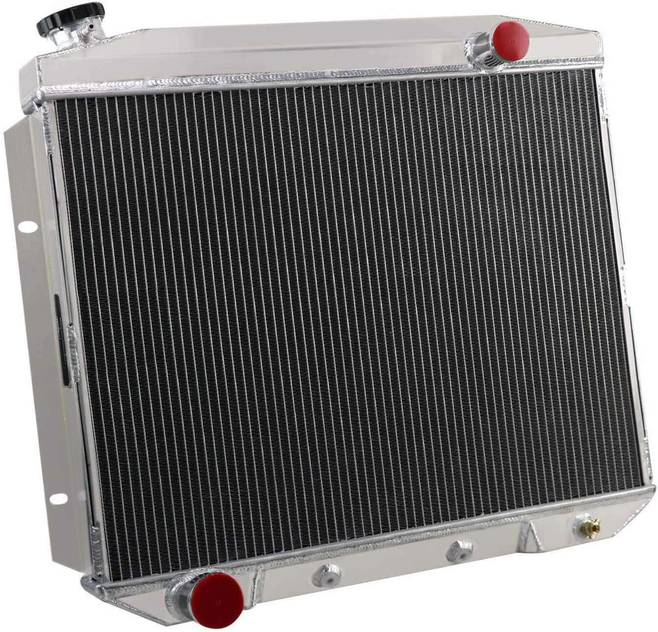 Amazon.com: ALLOYWORKS 4 Row Aluminum Radiator fit 1957-1959 58 Ford ...