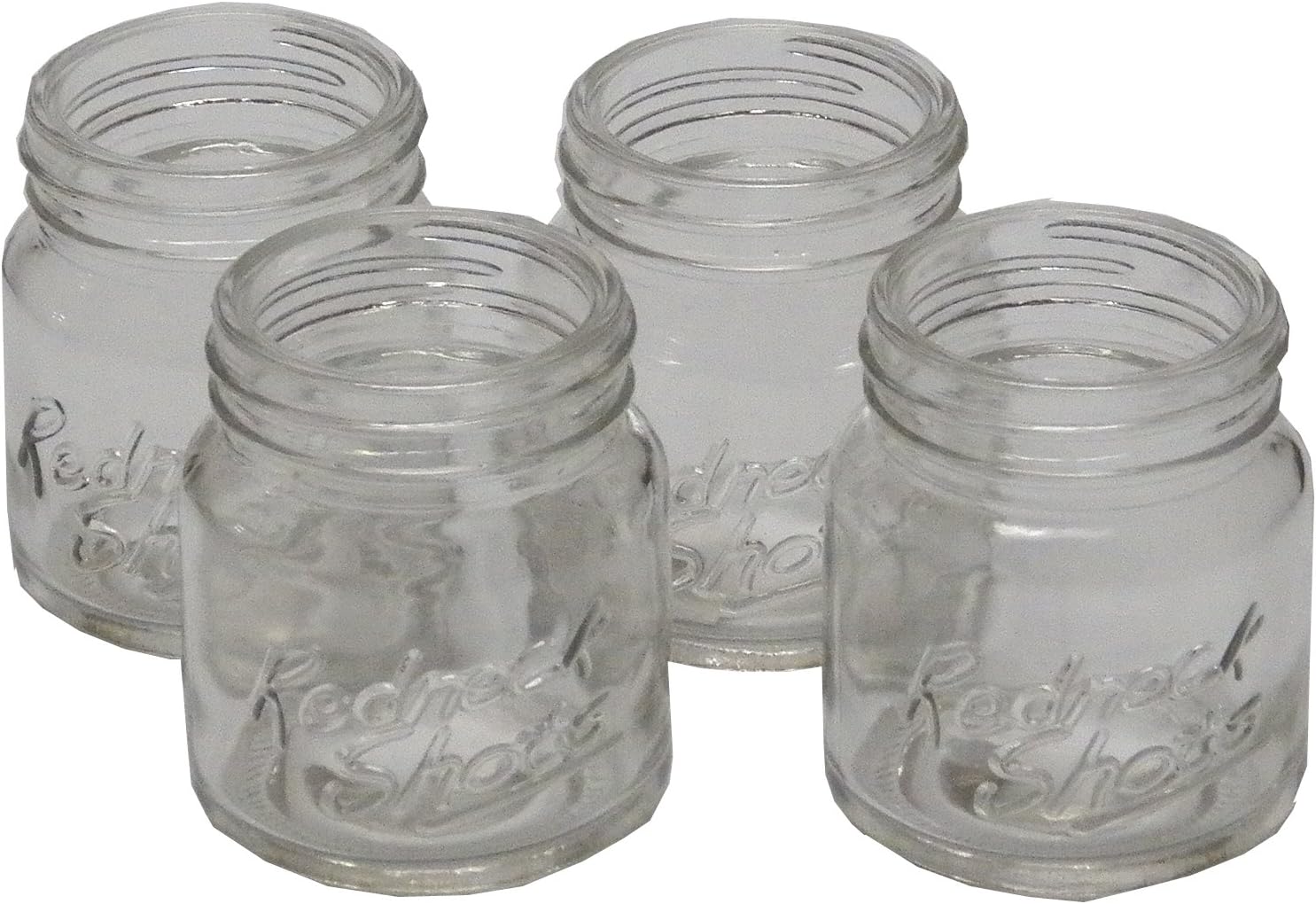 Amazon.com: Fierce Products Redneck Mason Jar Shot Glasses (4-Pack), 2 ...