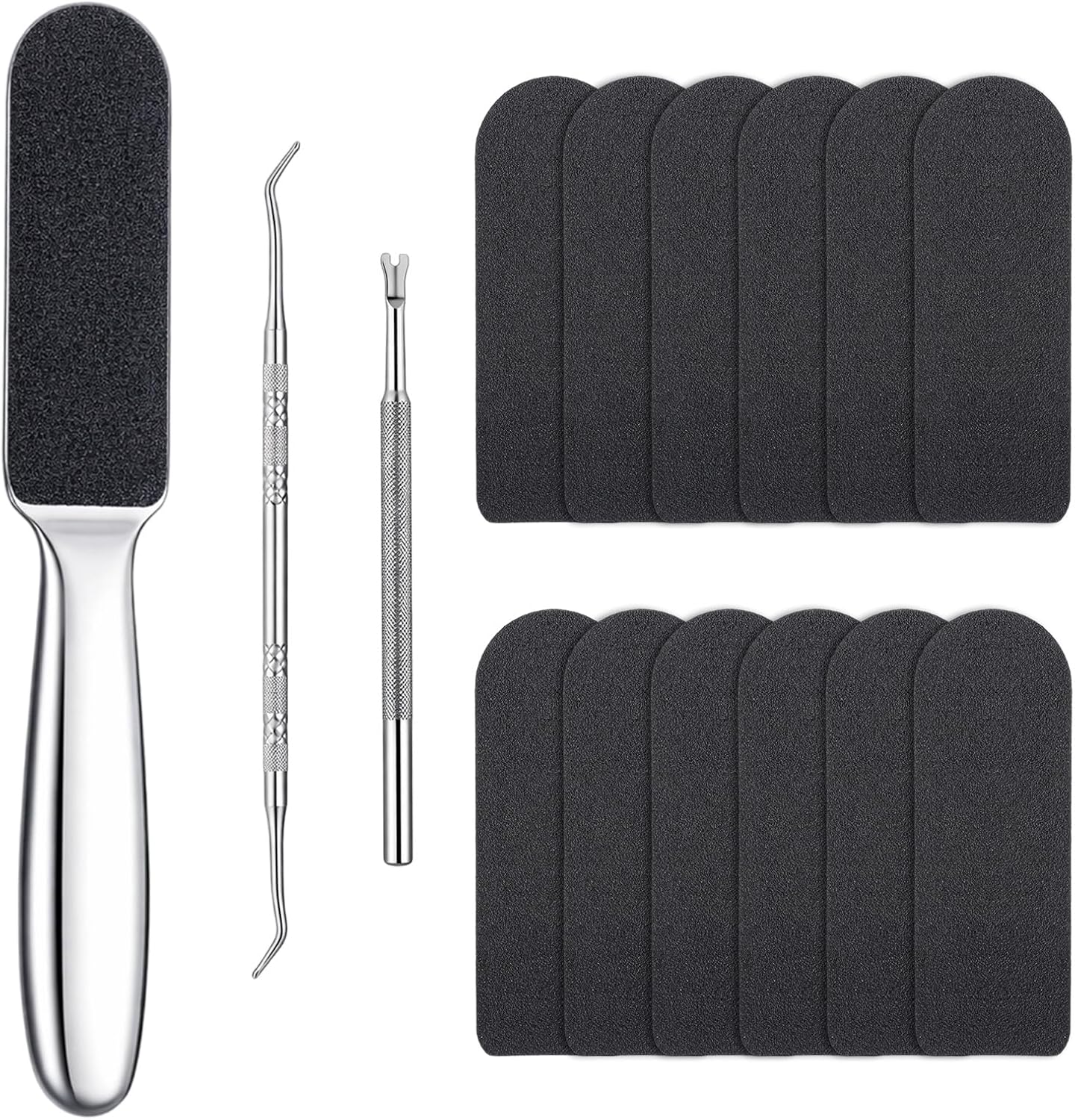 Amazon.com : Professional Pedicure Foot File, Dual Sided Callus Cracked ...